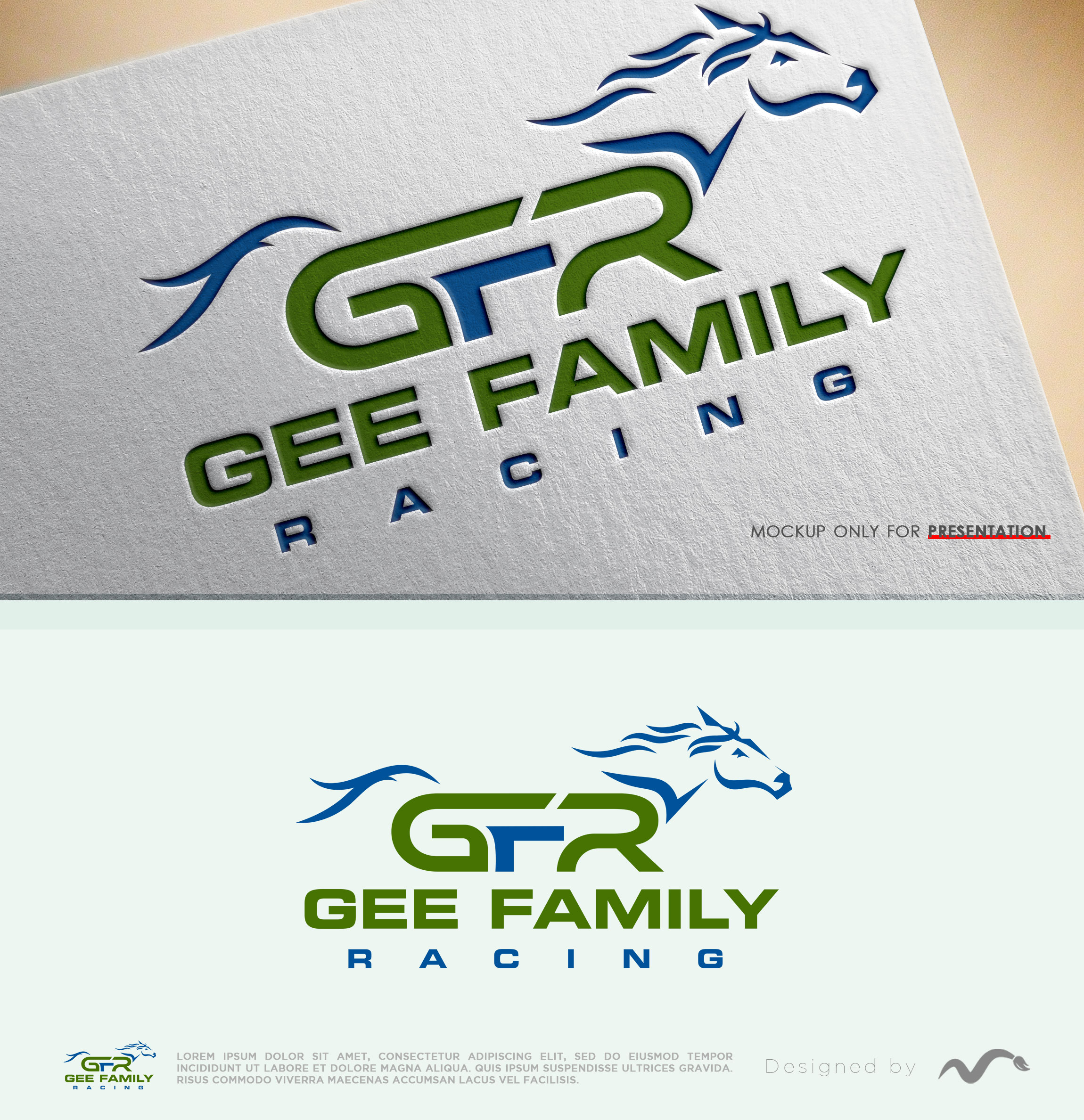 Logo Design for Gee Family Racing or GFR by Mono.co | Design #31344833
