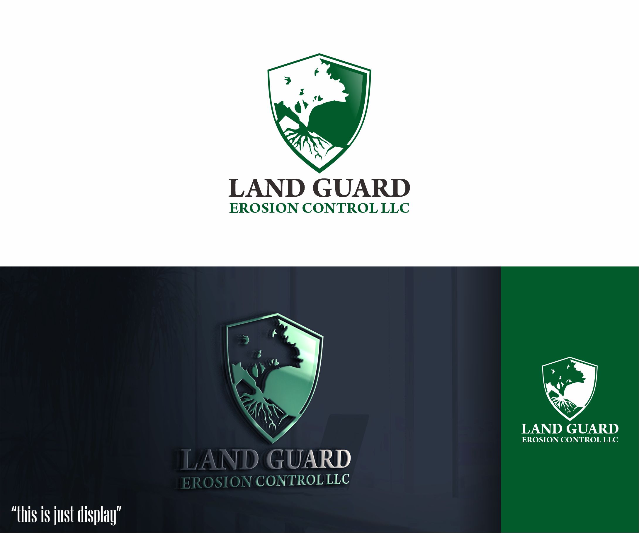 Elegant, Playful Logo Design for Land Guard Erosion Control LLC by ...