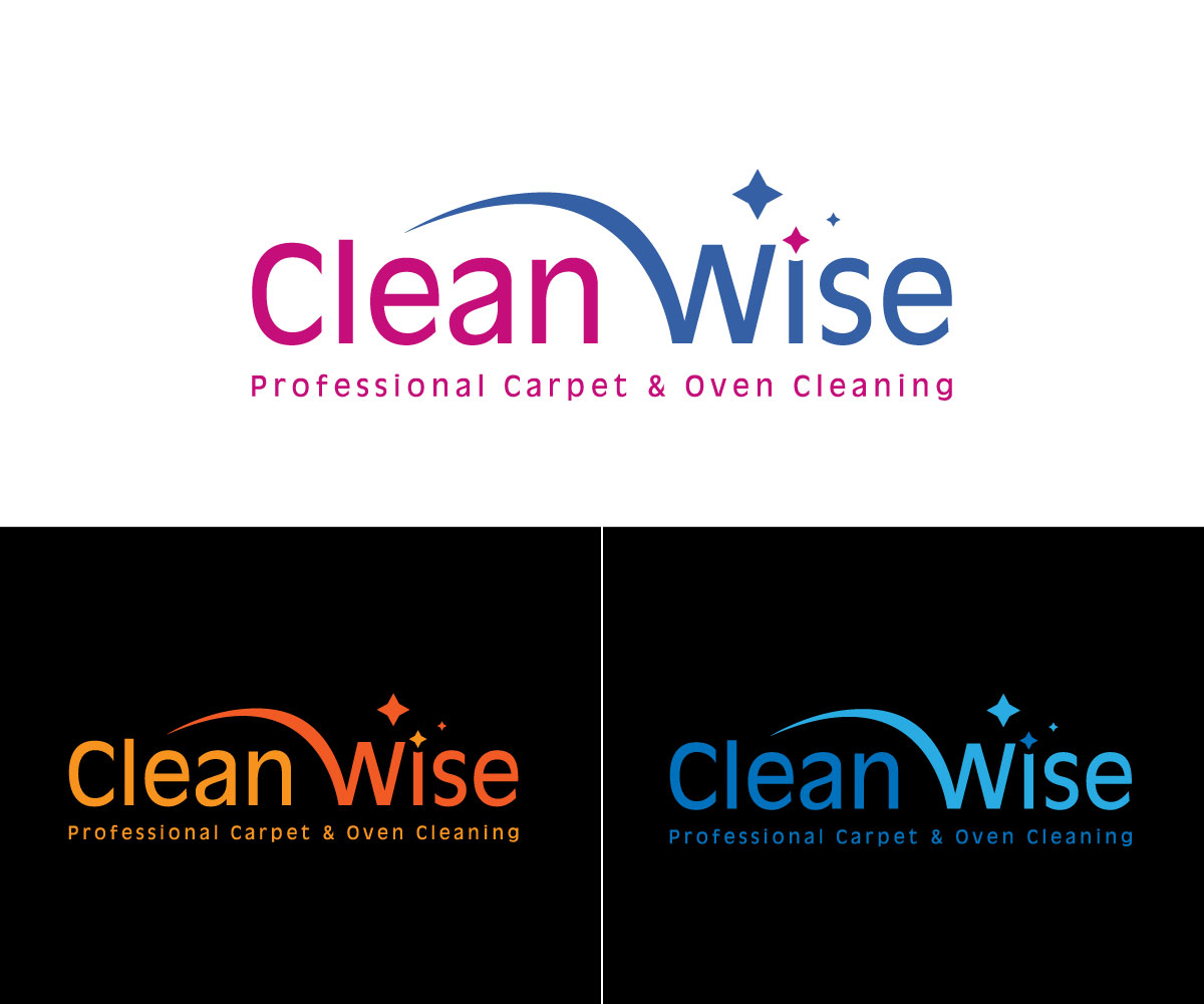 Elegant, Playful Logo Design for Clean Wise by Sienna Miller | Design ...