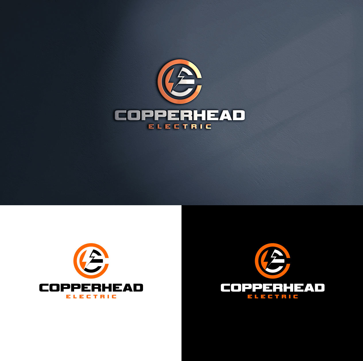 Bold, Modern, Electrical Service Logo Design for Copperhead Electric by ...