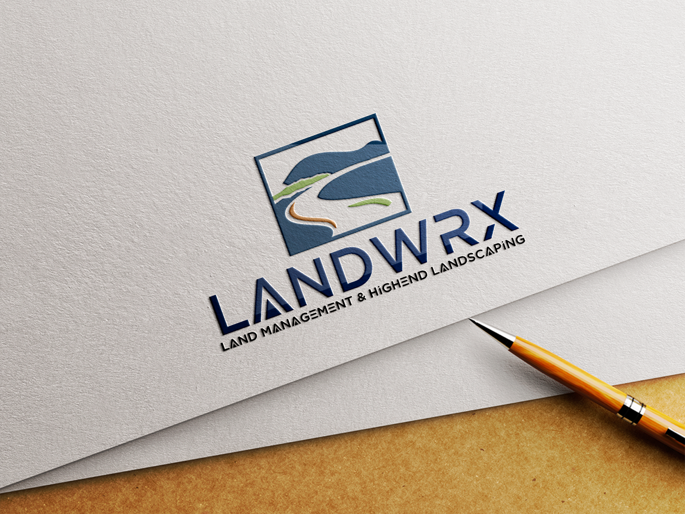 Bold, Modern, Land Management and High end landscaping Logo Design for ...