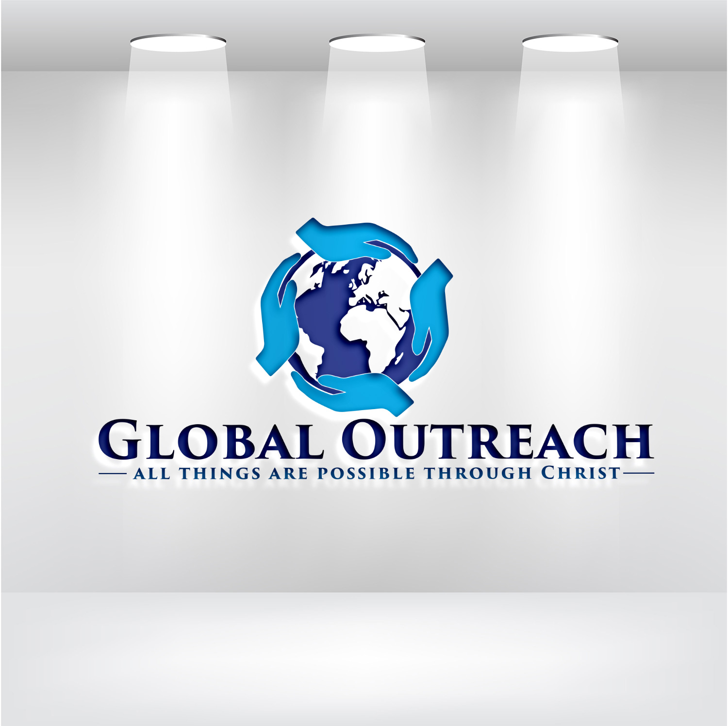 Elegant, Playful Logo Design for all things are possible through Christ by MD ROKON UDDIN ...