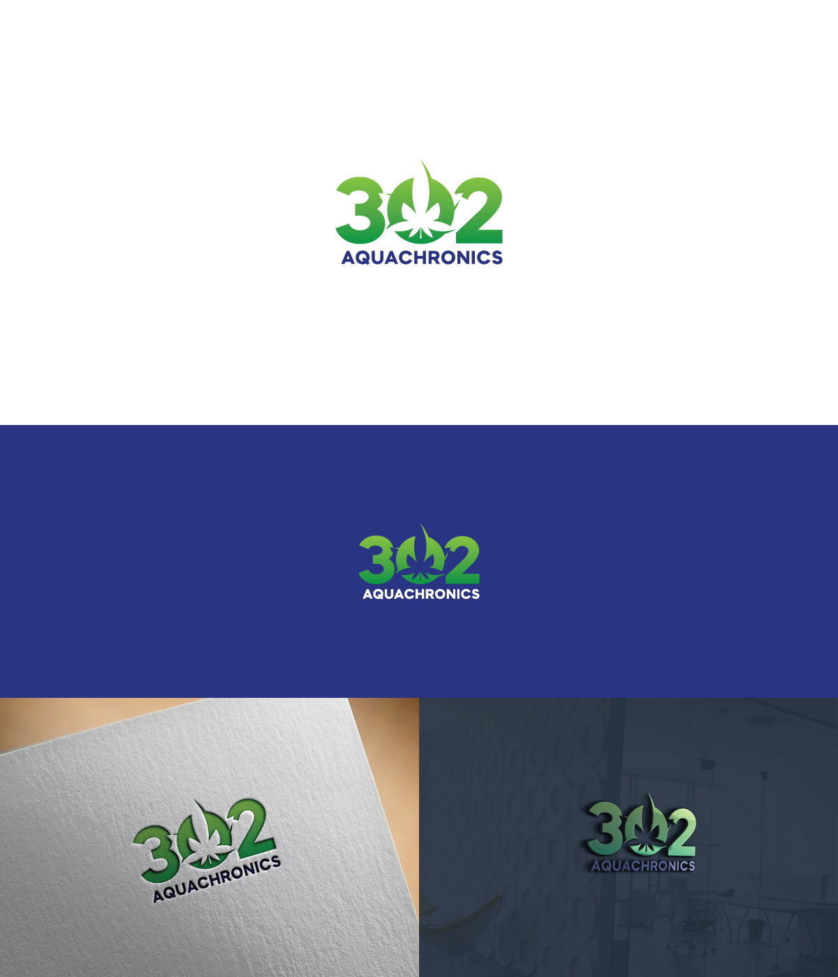 Elegant, Playful Logo Design for 302 Aquachronics by nicia cita ...