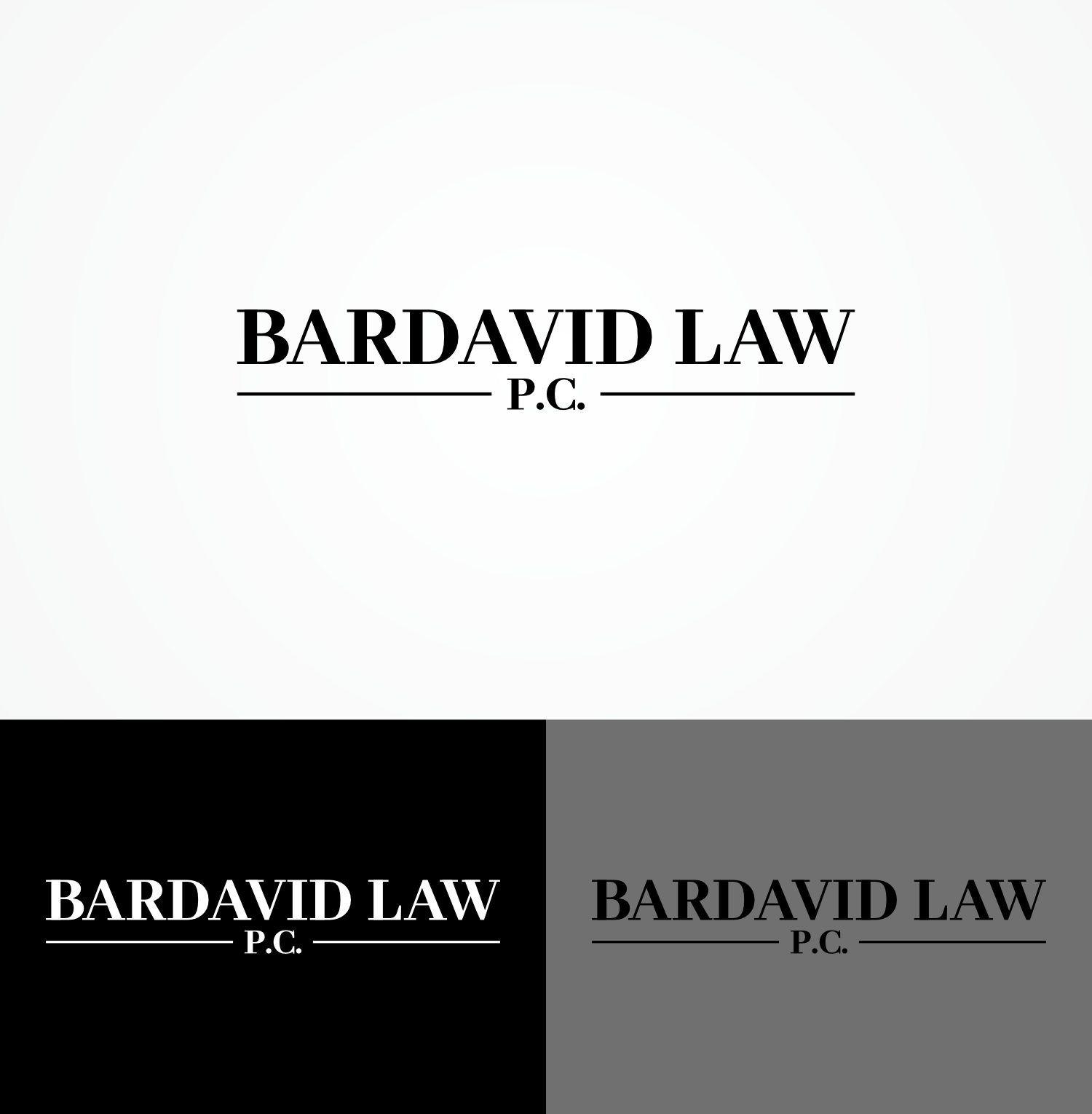 Professional, Serious, Legal Logo Design for Bardavid Law, P.C. by B8 ...