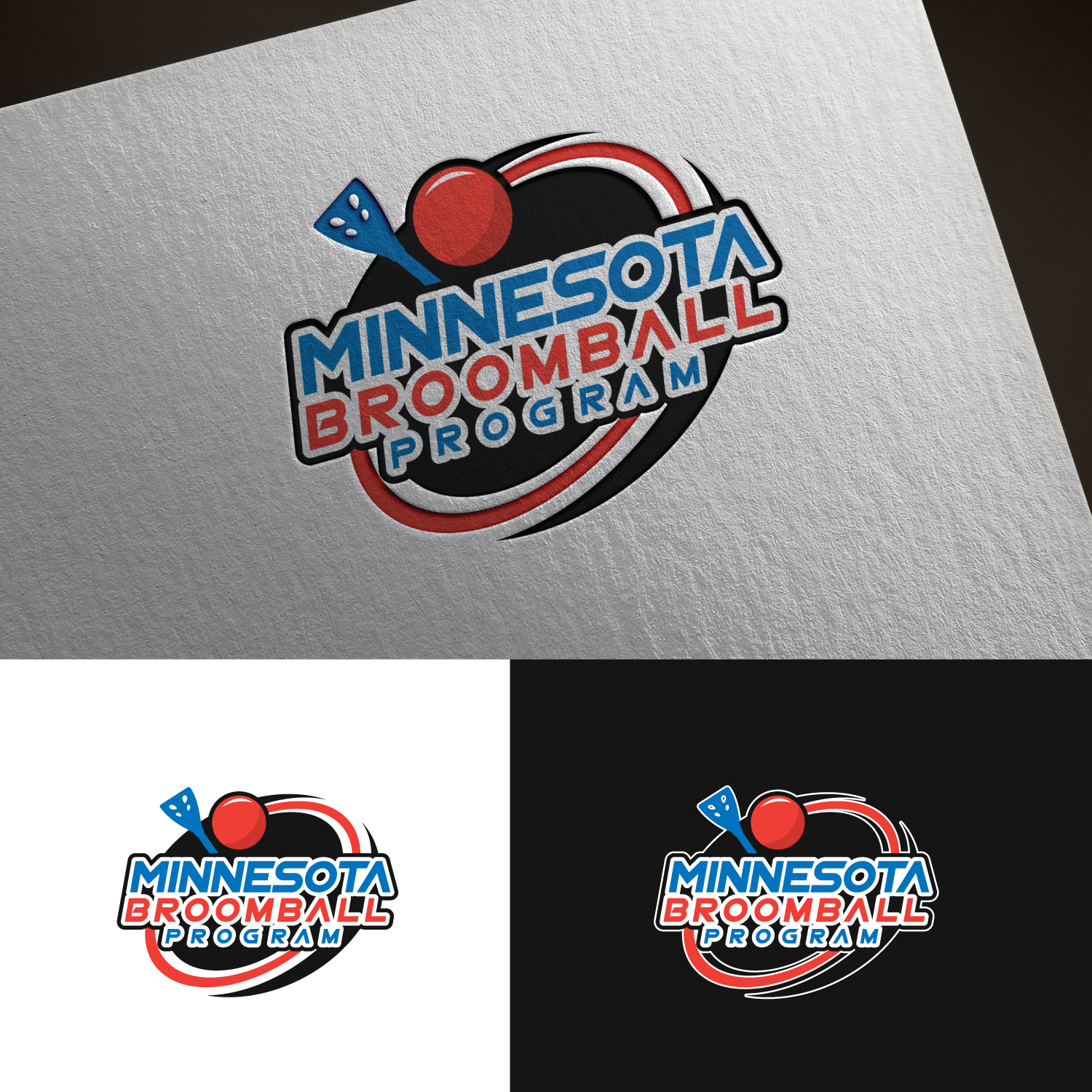 Logo Design for Minnesota Broomball Program by sankar999 | Design #31416068