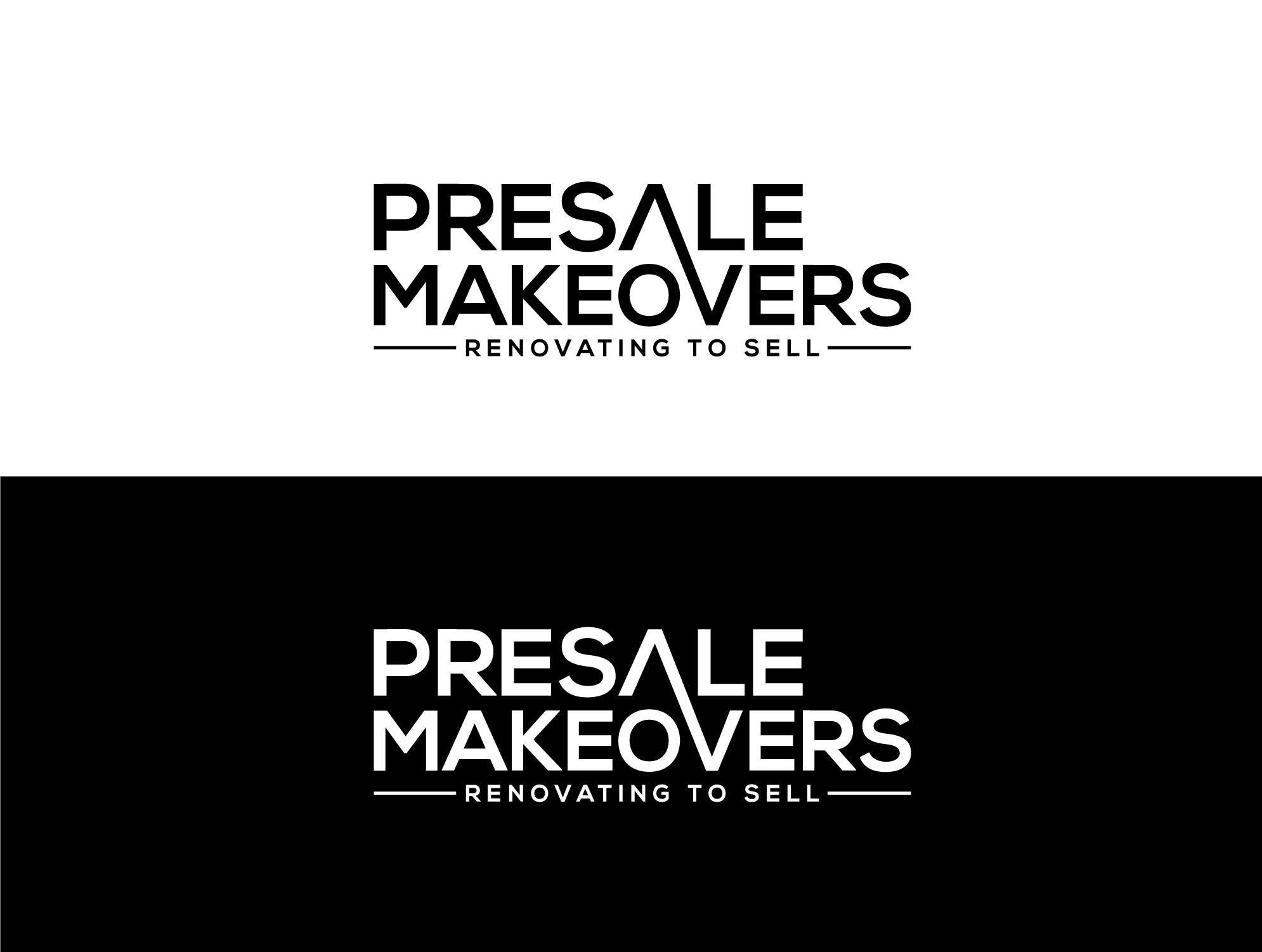 Logo Design for Presale Makeovers Renovating to Sell by expert rana ...