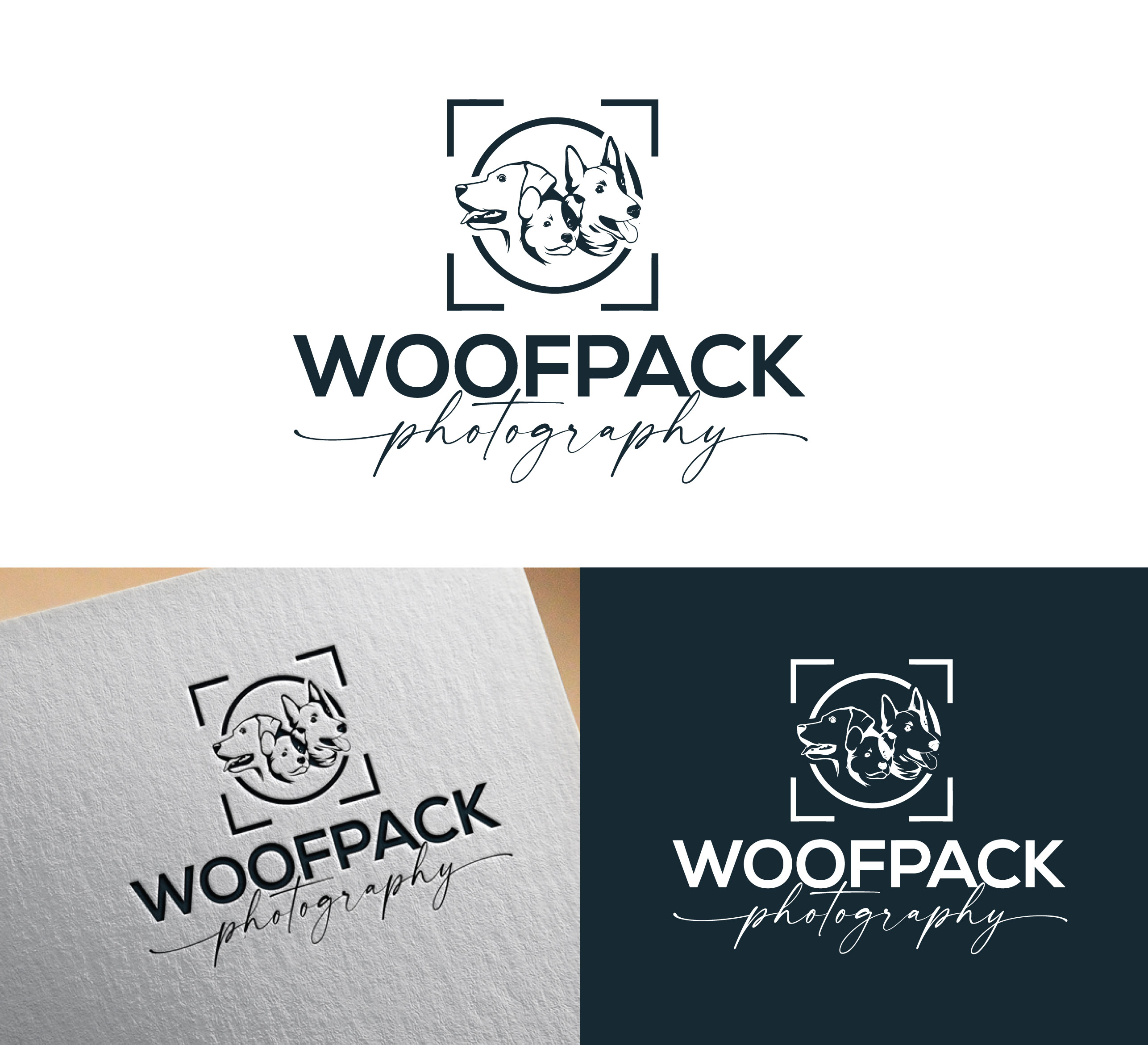Logo Design for woofpack photography by Roxxx | Design #31427920