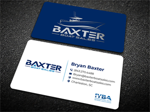 Baxter | 494 Business Card Designs for Baxter Boat Sales