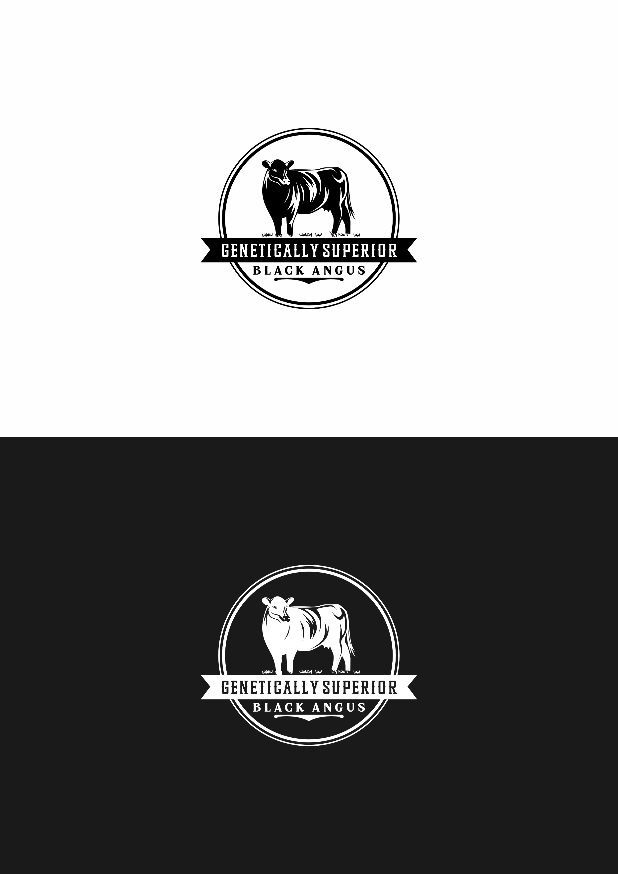 Upmarket, Bold, Cattle breeding . Seed stock producer. Logo Design for ...