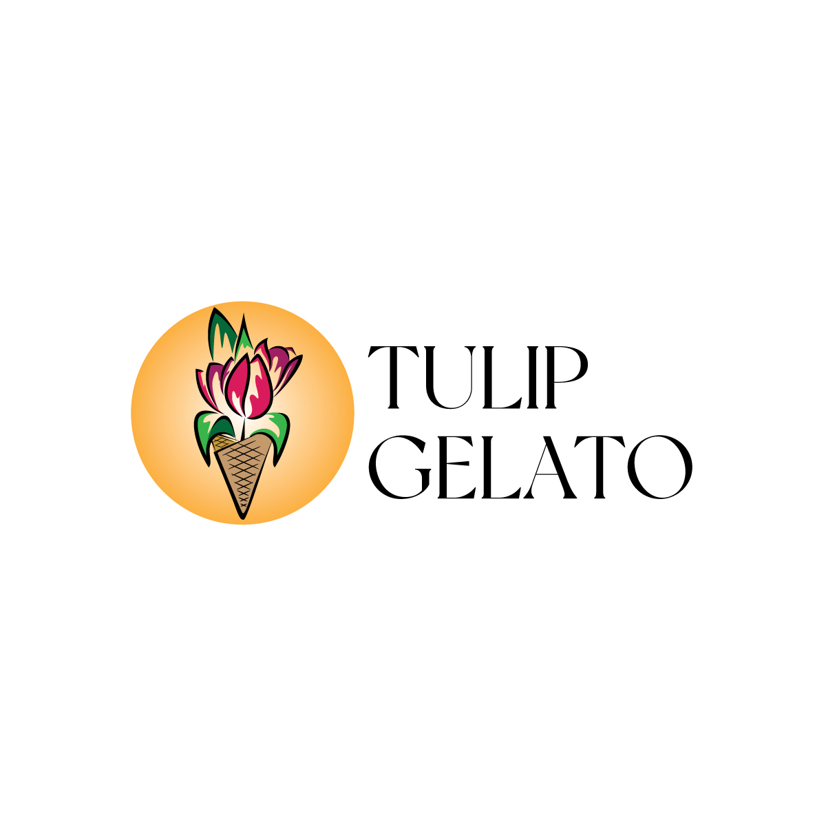 Modern, Feminine, Ice cream, gelato Logo Design for Tulip Gelato by ...