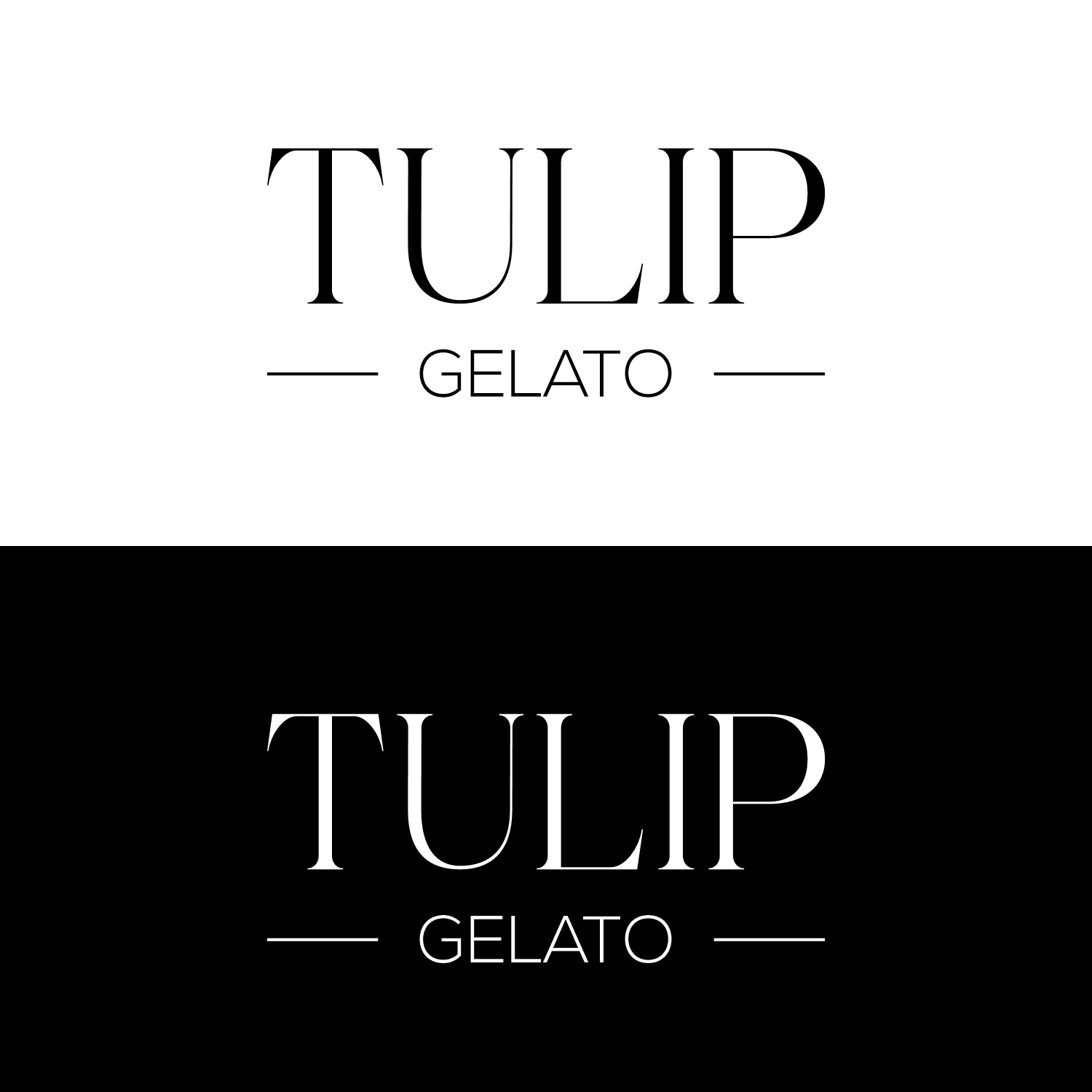 Modern, Feminine, Ice cream, gelato Logo Design for Tulip Gelato by ...