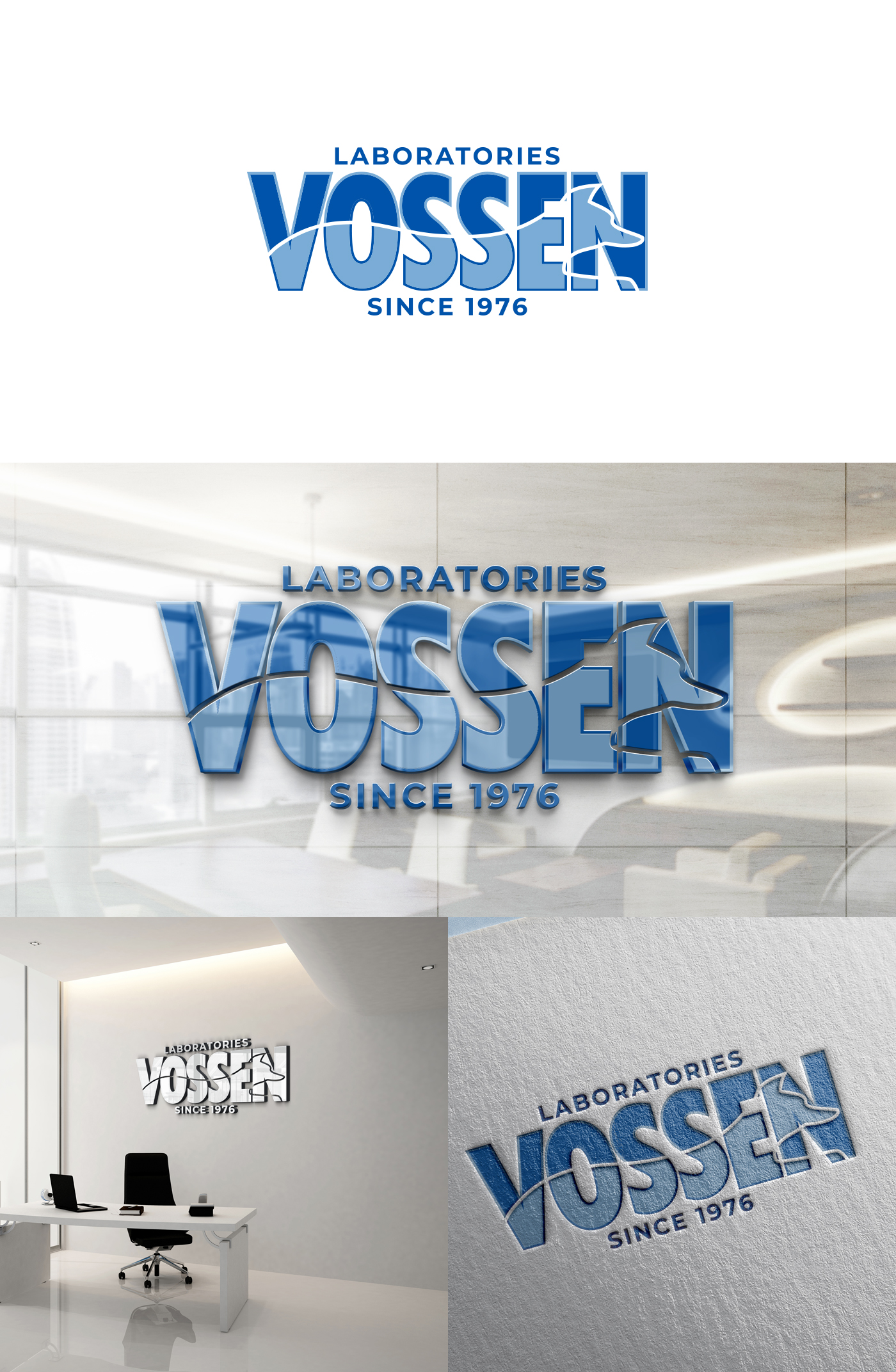 Serious, Modern, Laboratorium, chemistry Logo Design for Vossen ...