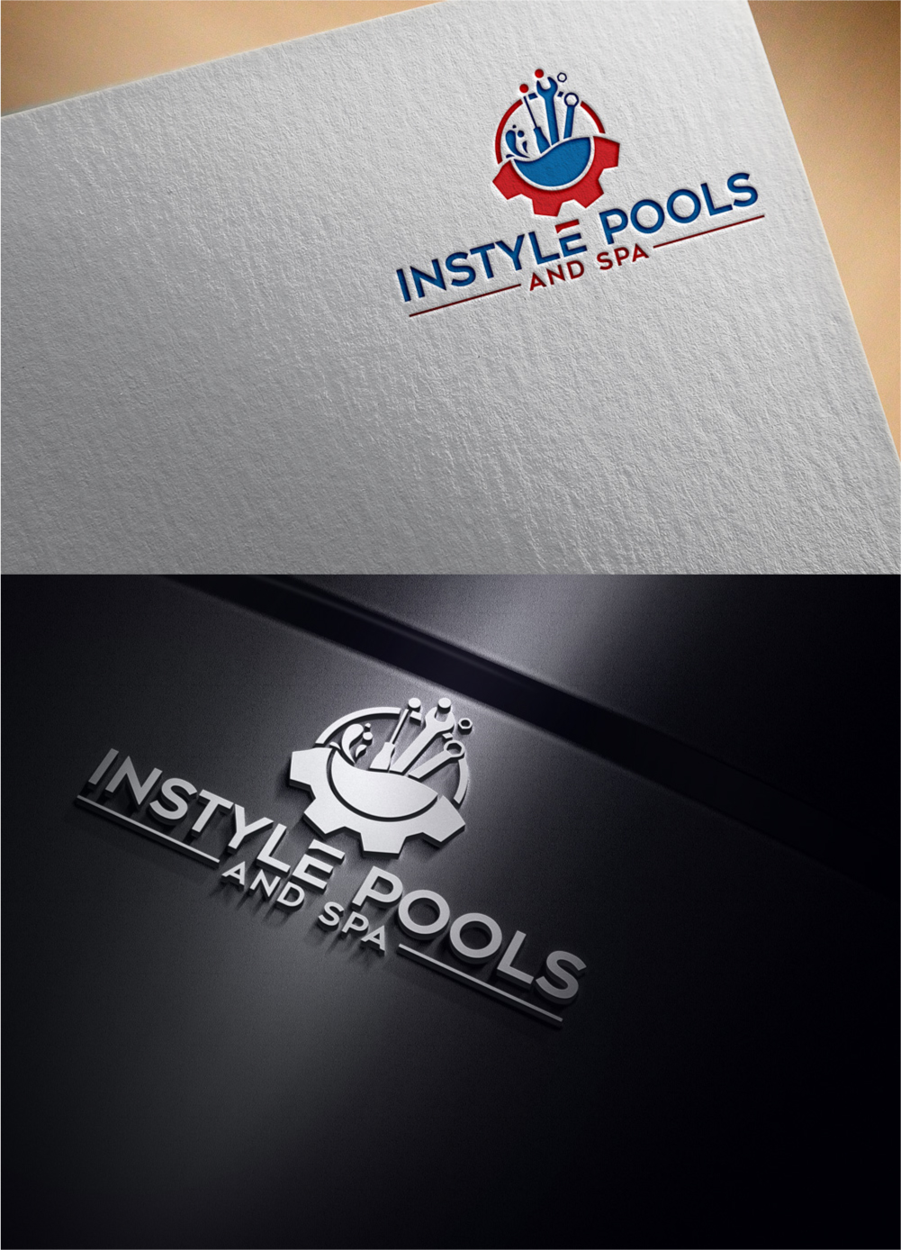 Upmarket, Modern, Swimming Pool construction Logo Design for Instyle ...