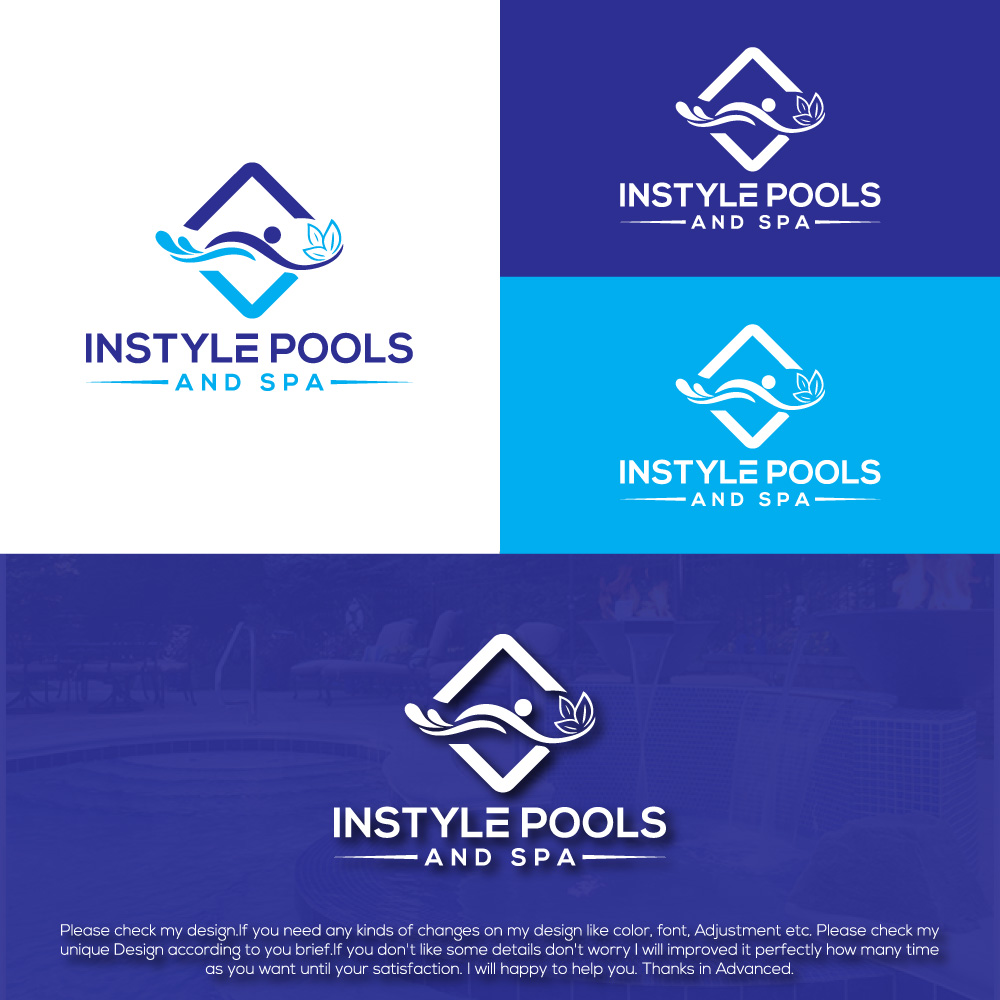 Upmarket, Modern, Swimming Pool construction Logo Design for Instyle ...