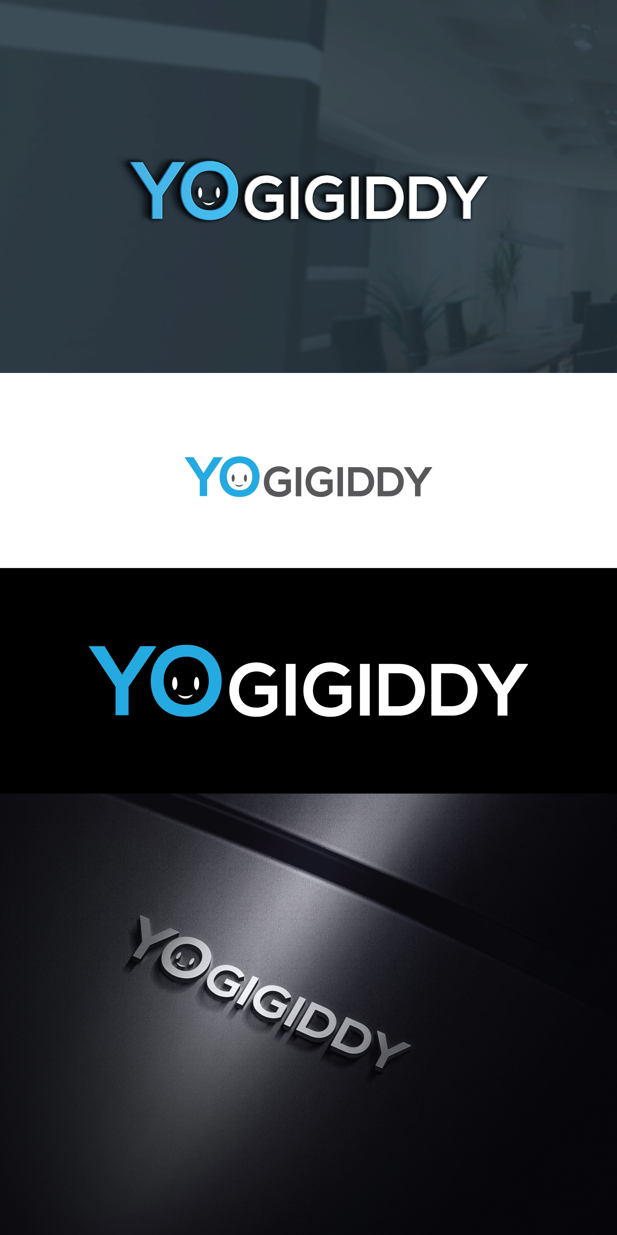 Elegant, Playful Logo Design for YoGigiddy (We need the Yo emphazised ...