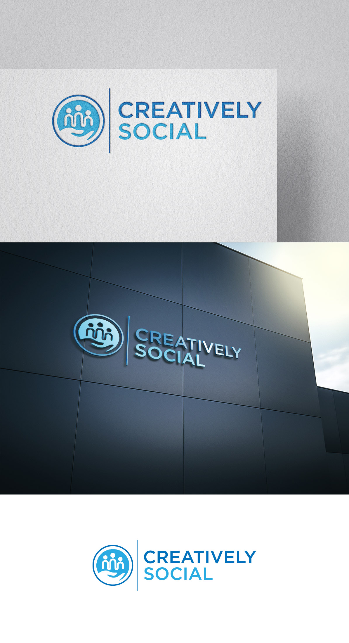 Logo Design for Creatively Social by sophiaqazi46@gmail.com | Design ...
