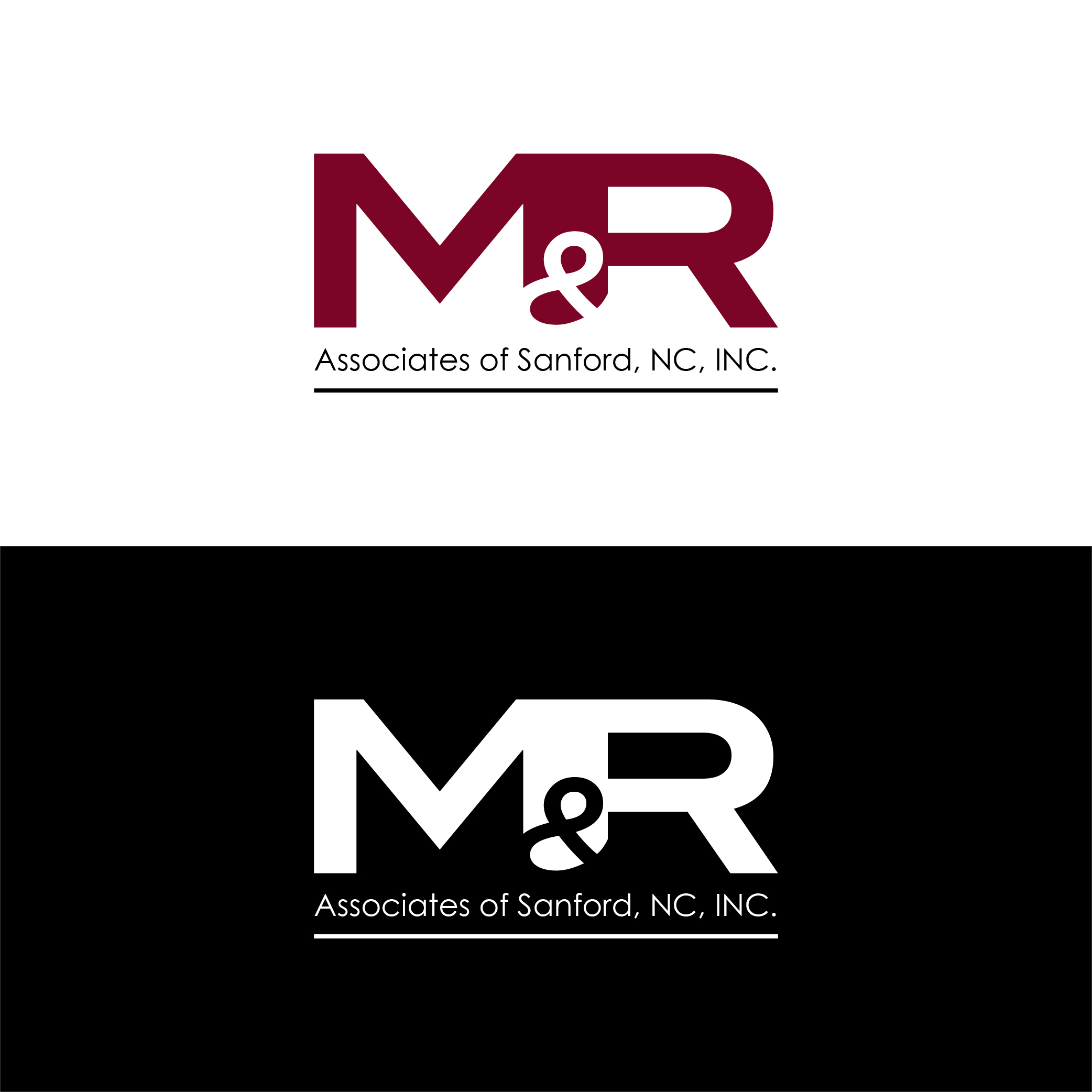 Logo Design for M&R Associates of Sanford, NC, INC. by creativevis ...