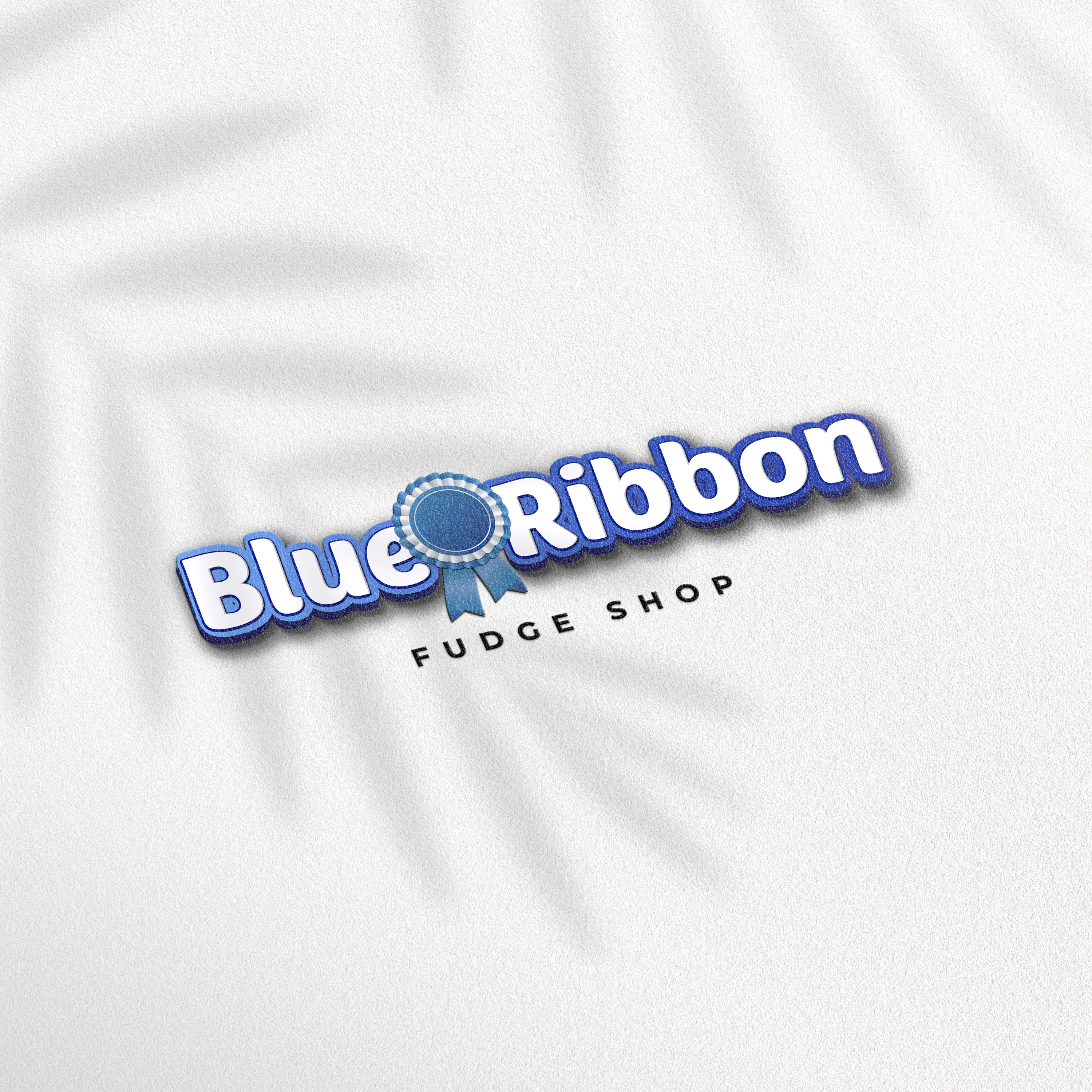 Logo Design for Blue Ribbon Fudge Shop by Brand Lab | Design #31468660