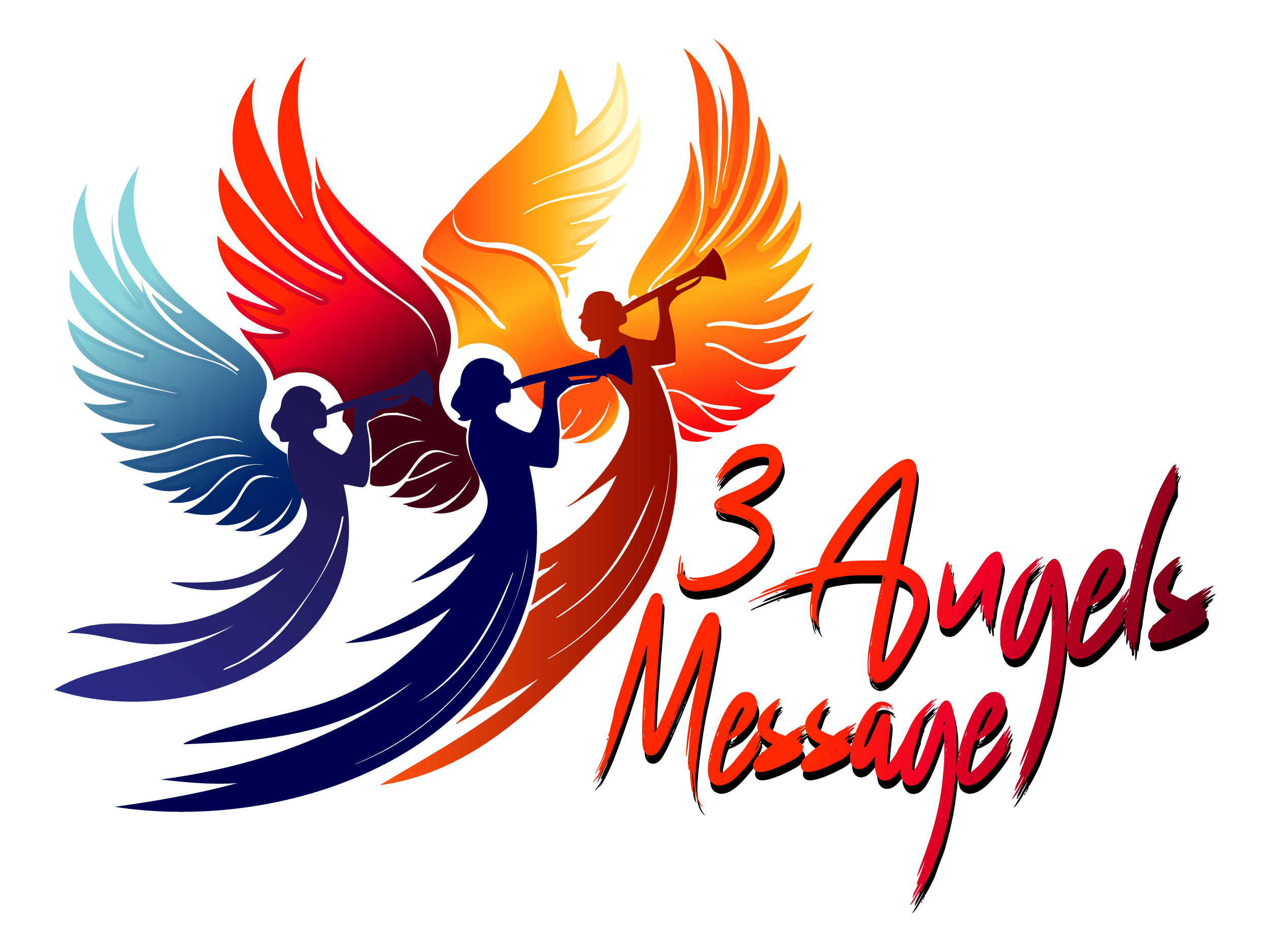Colorful, Serious, Christian apparel Logo Design for 3 Angels Message ...