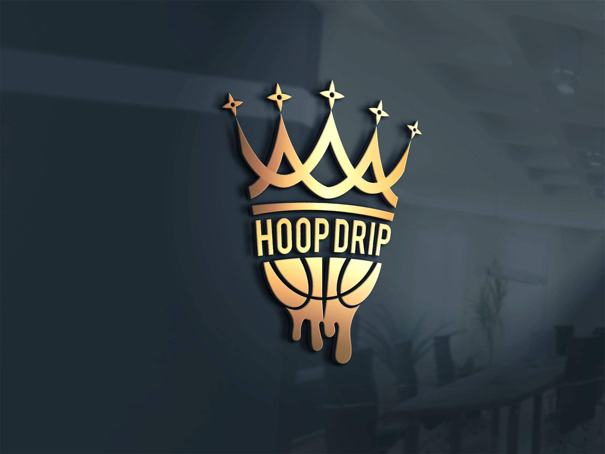 Masculine, Serious Logo Design for Hoop Drip by AFSAN | Design #31478823