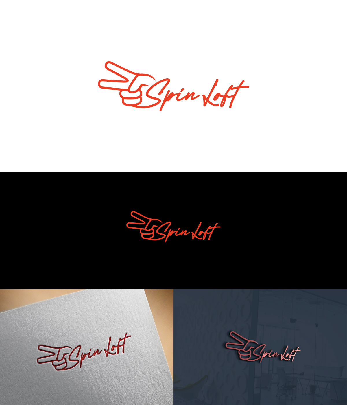 Elegant, Playful Logo Design for Spin Loft by nicia cita | Design #31478388