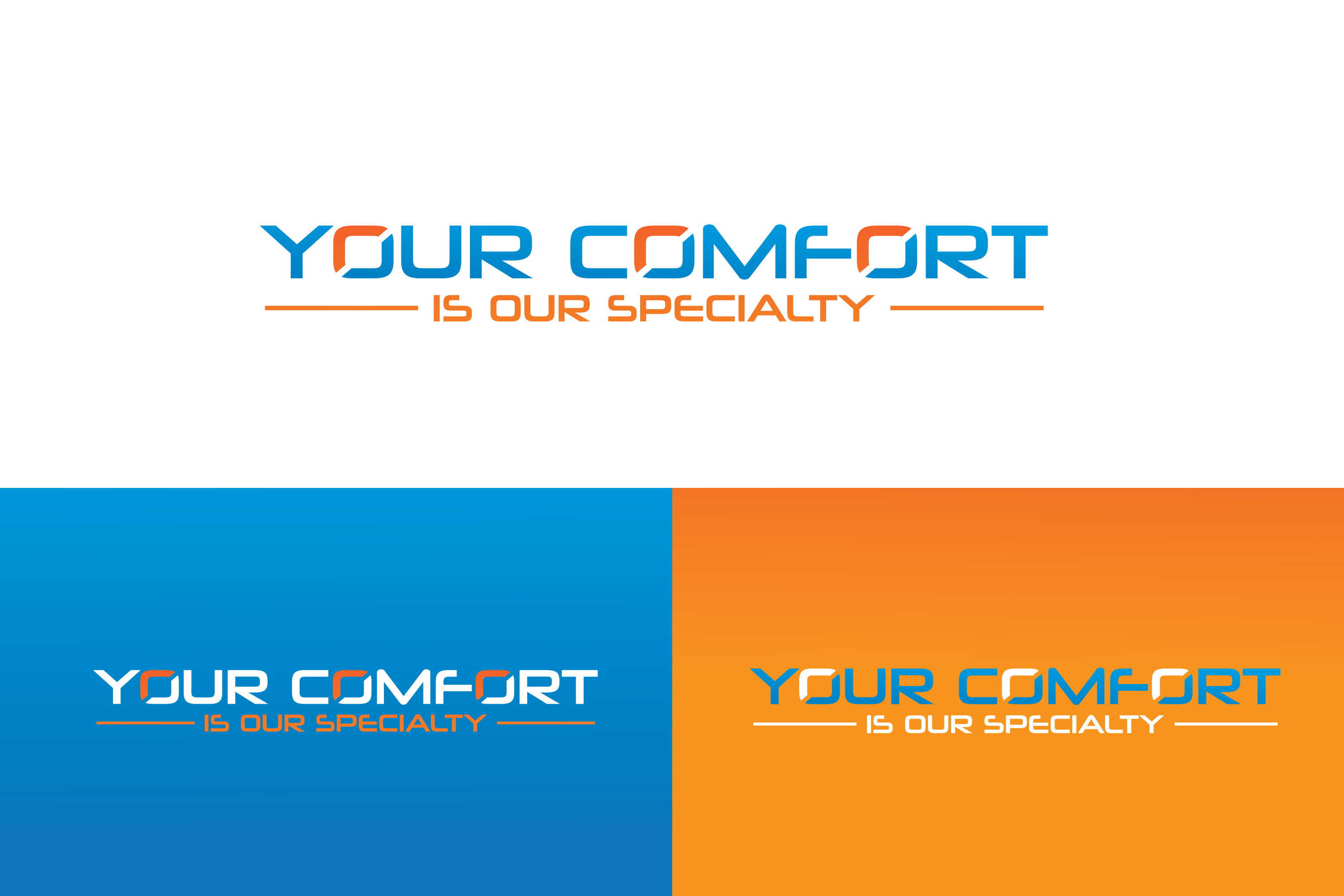 Logo Design for Your comfort is our specialty by Roxxx | Design #31478804
