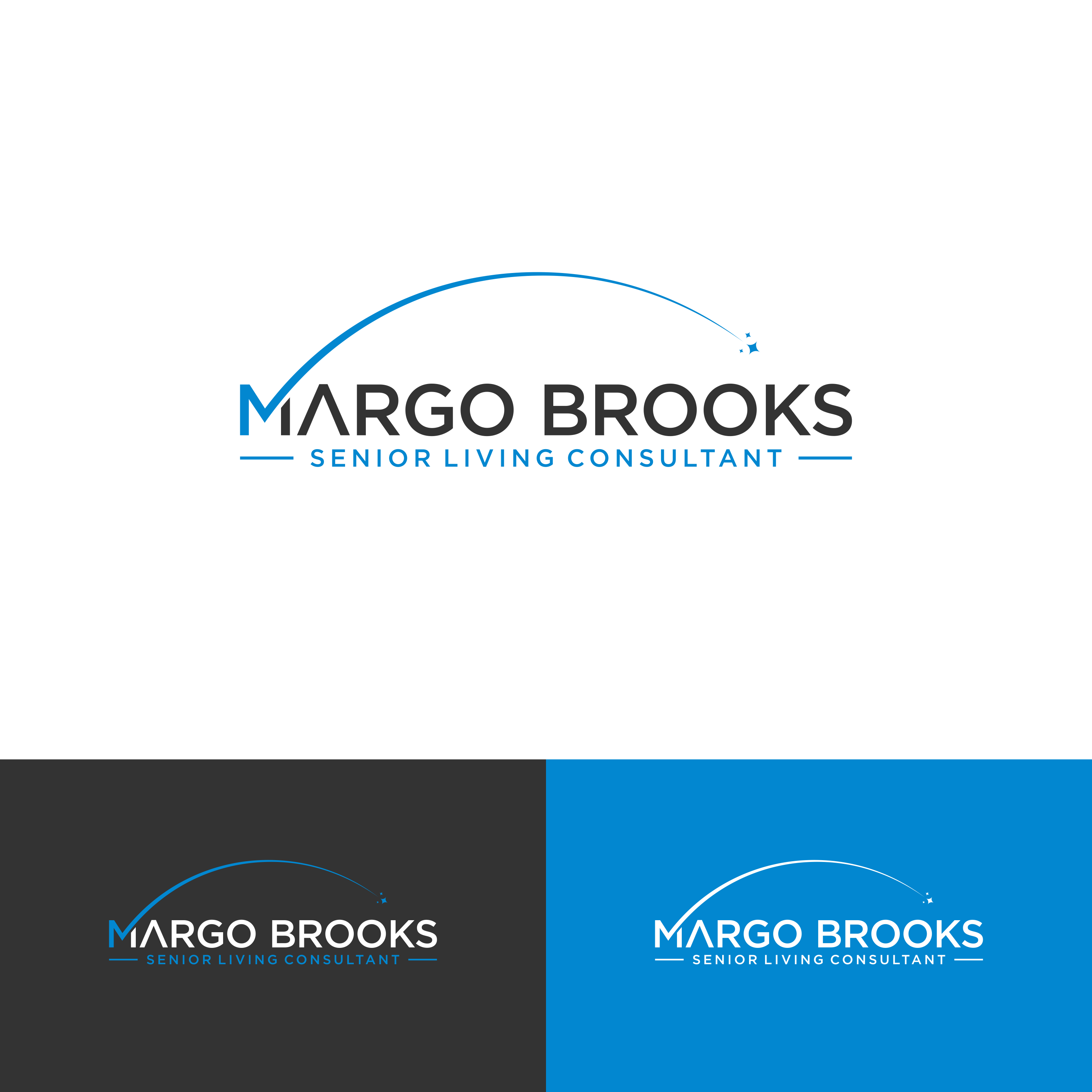 Elegant, Serious, Personal service Logo Design for Margo Brooks Senior ...