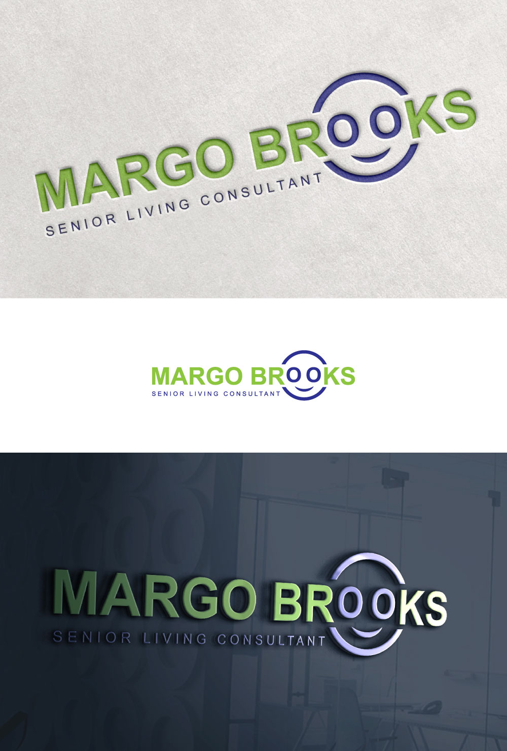 Elegant, Serious, Personal service Logo Design for Margo Brooks Senior ...