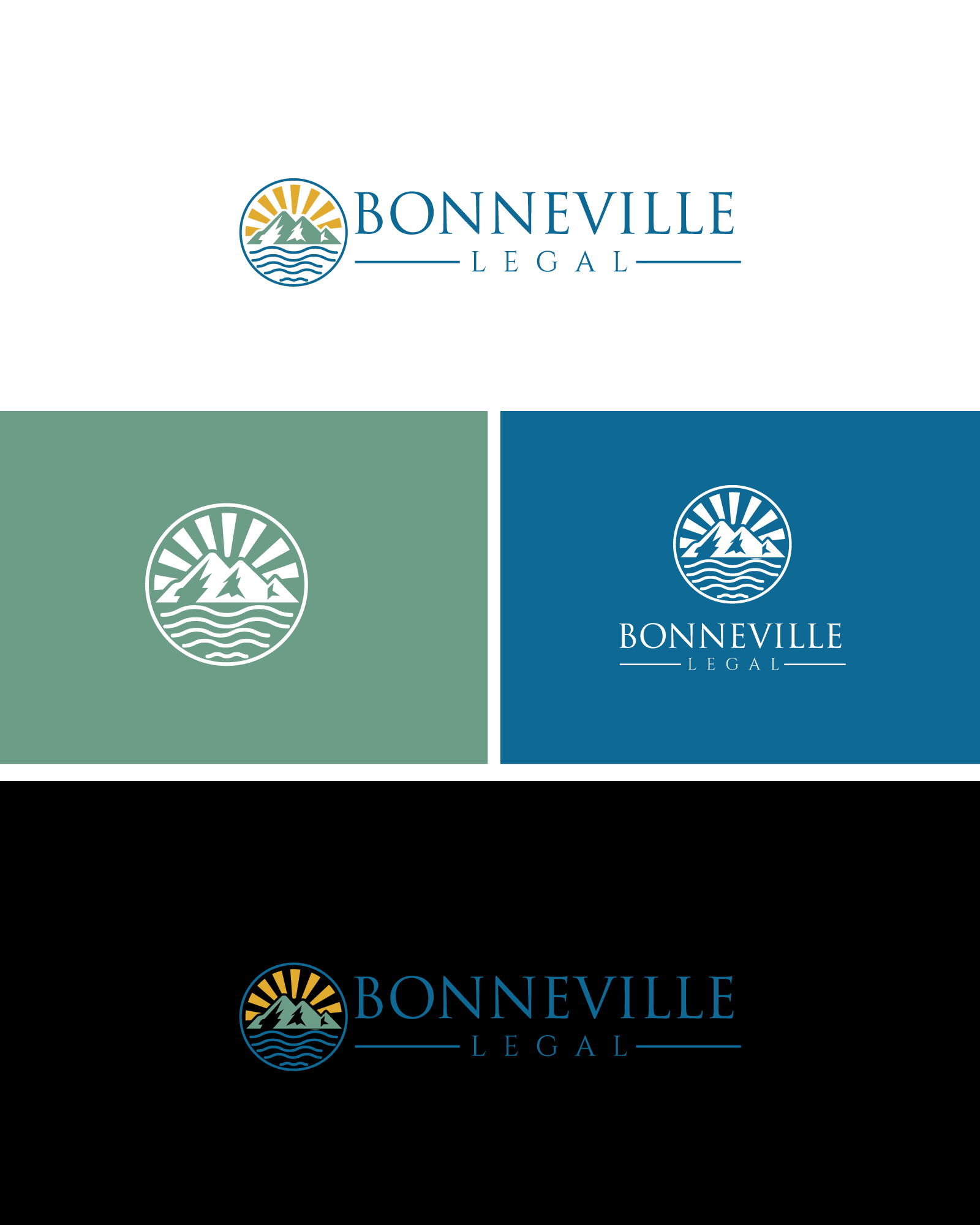 Professional, Serious, Legal Logo Design for Bonneville Legal by Farhad Design | Design #31491057