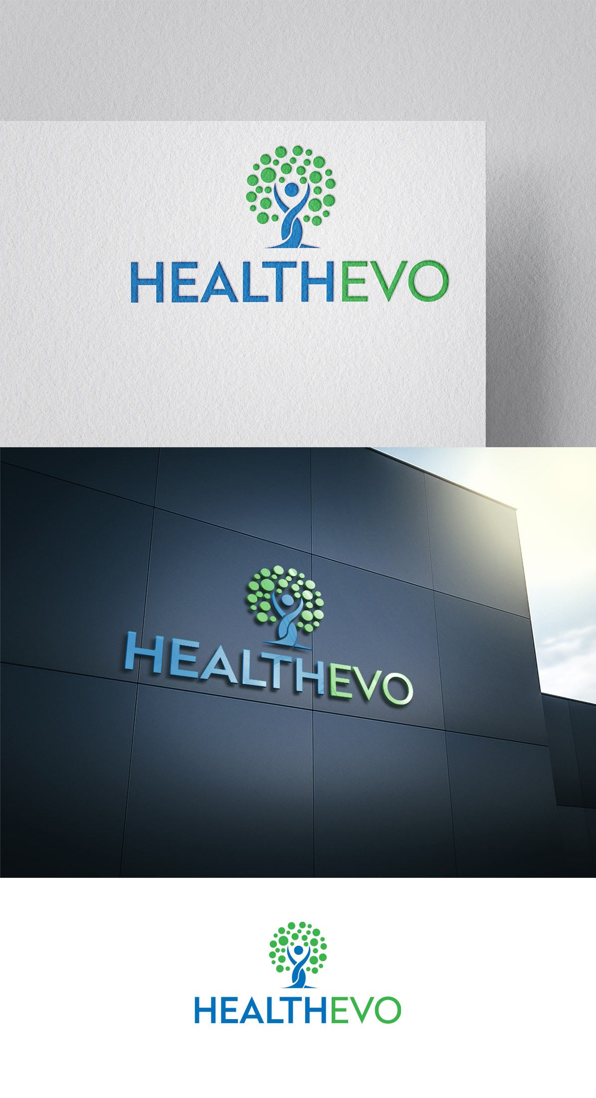Bold, Playful, Healthcare Logo Design for HealthEvo by sophiaqazi46 ...