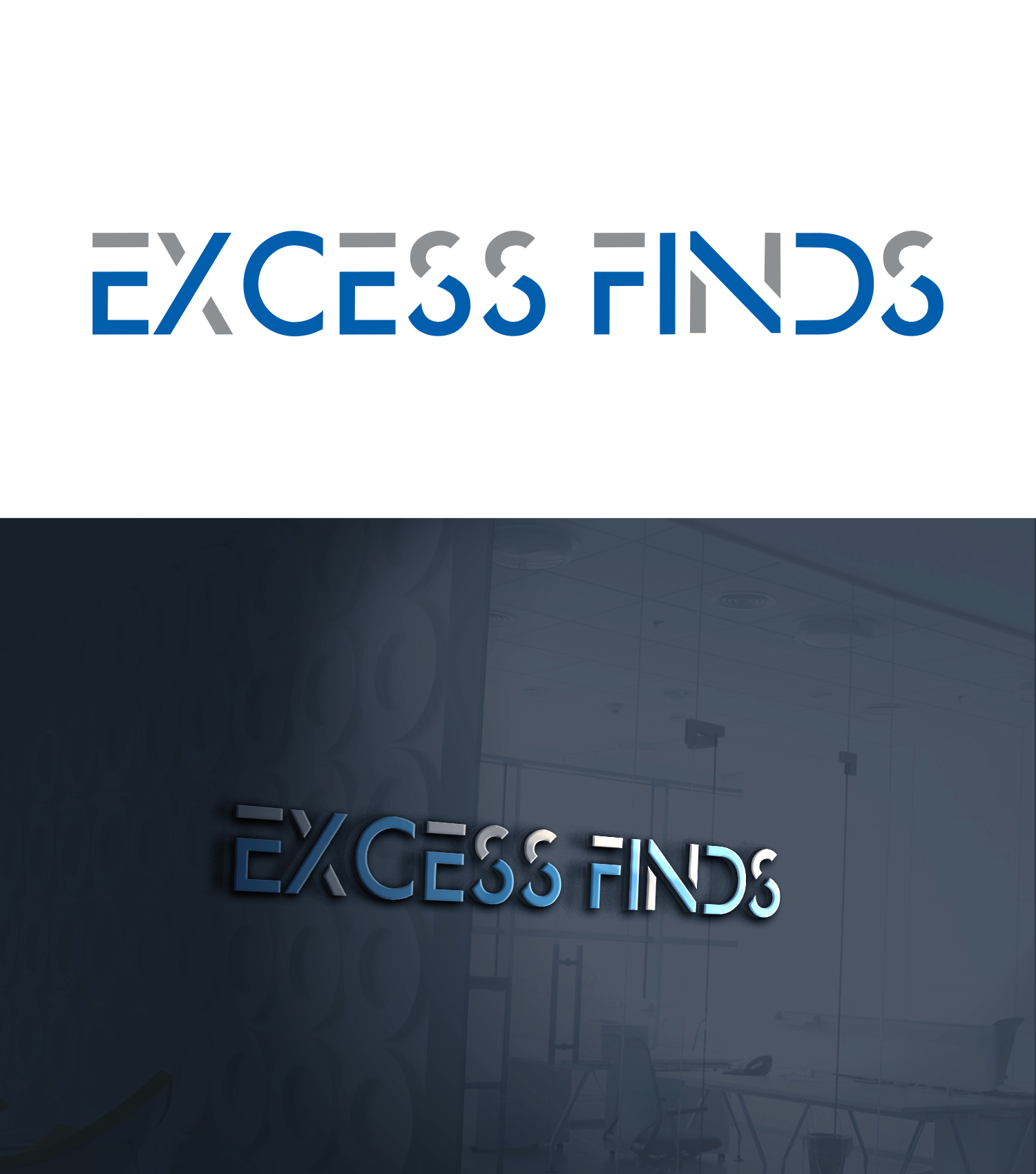 Logo Design for Excess Finds by Ahsan Designs | Design #31513041