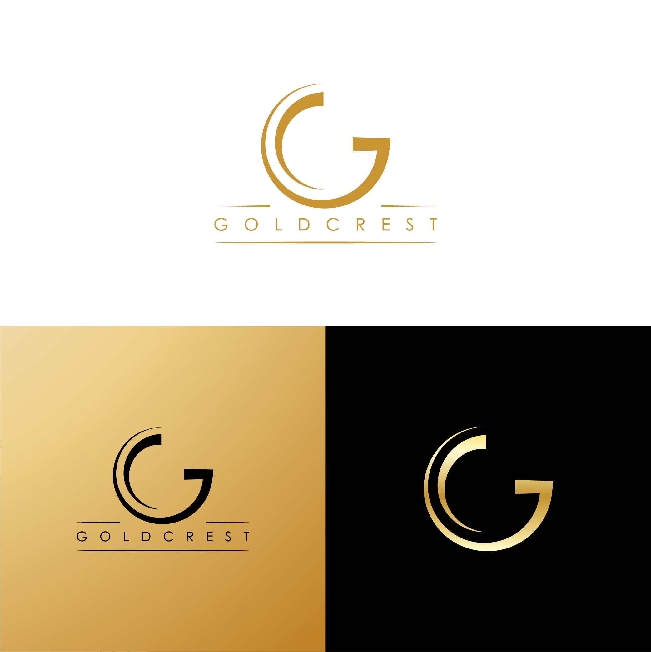 Upmarket, Serious, Hotels Logo Design for Goldcrest, GC or The GC by ...