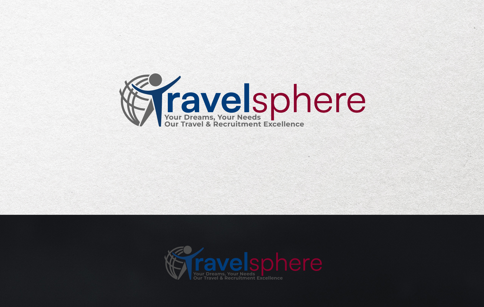 Logo Design for Travelsphere Or Travelshere Talent by got2believe ...