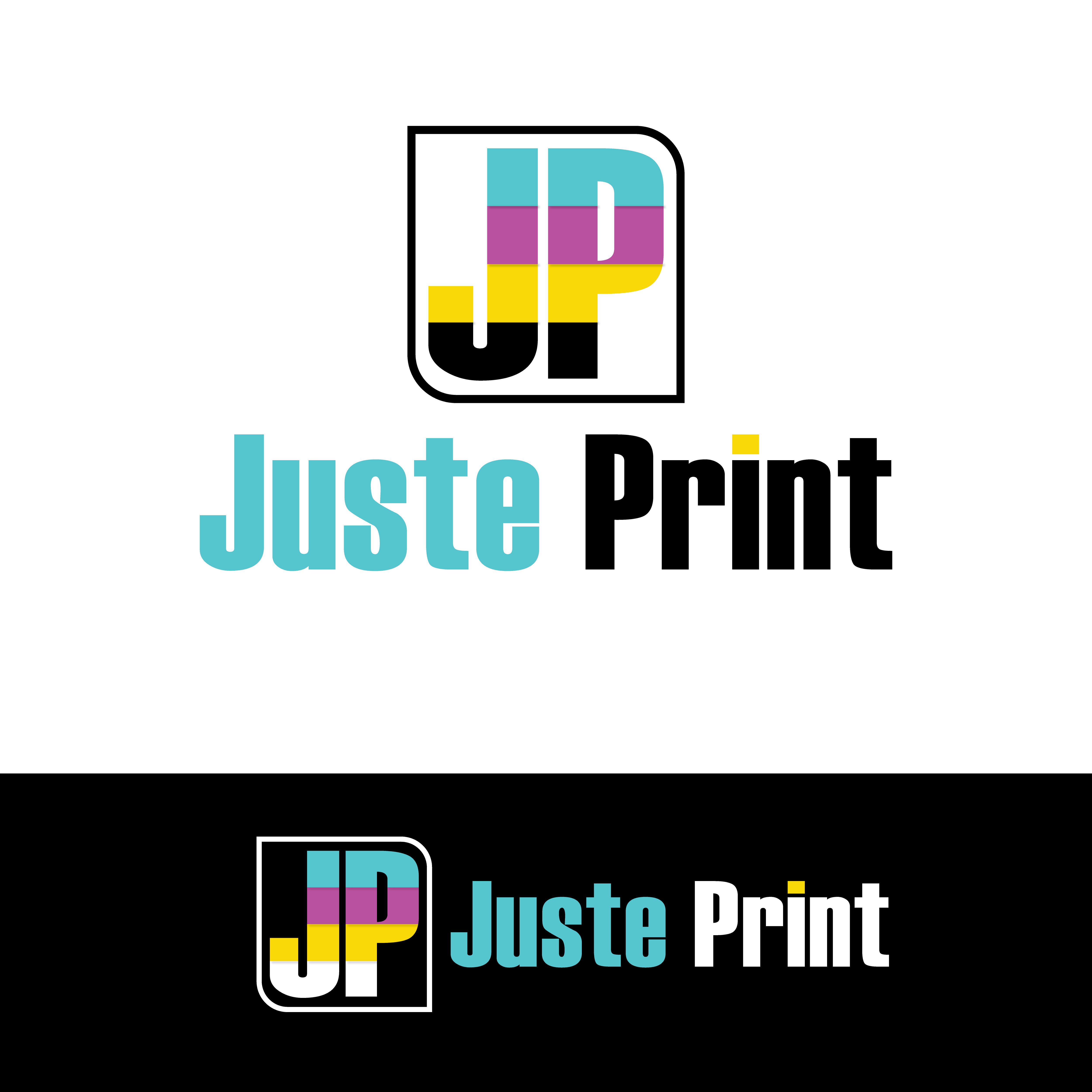 Logo Design for Juste Print by shahadat_hossain | Design #31518684