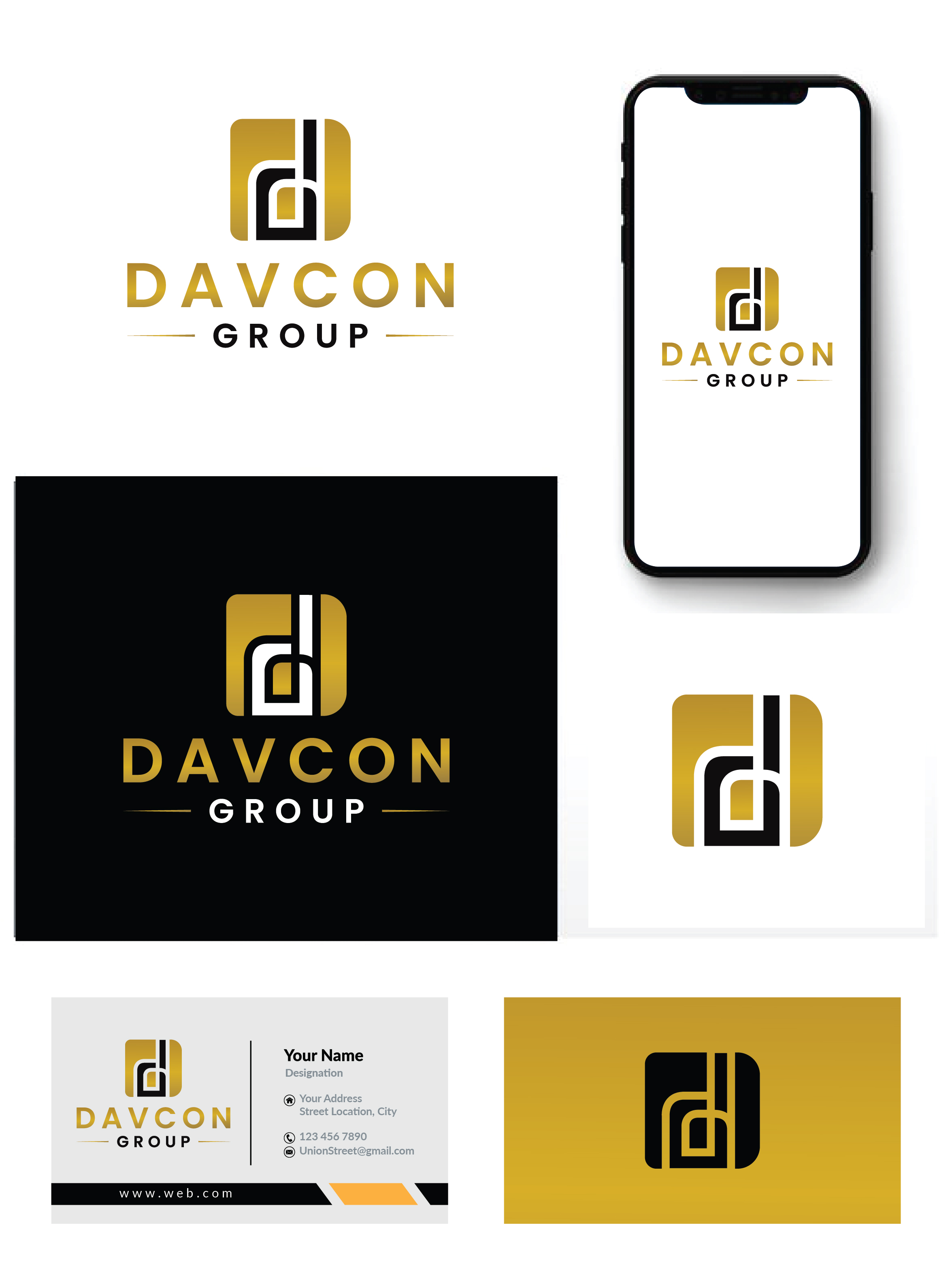 Feminine, Bold, Construction Logo Design for Davcon Group by Deziners ...
