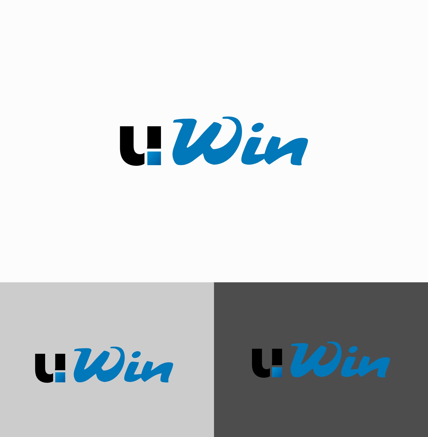Bold, Playful Logo Design for uWin by B8 | Design #31525862