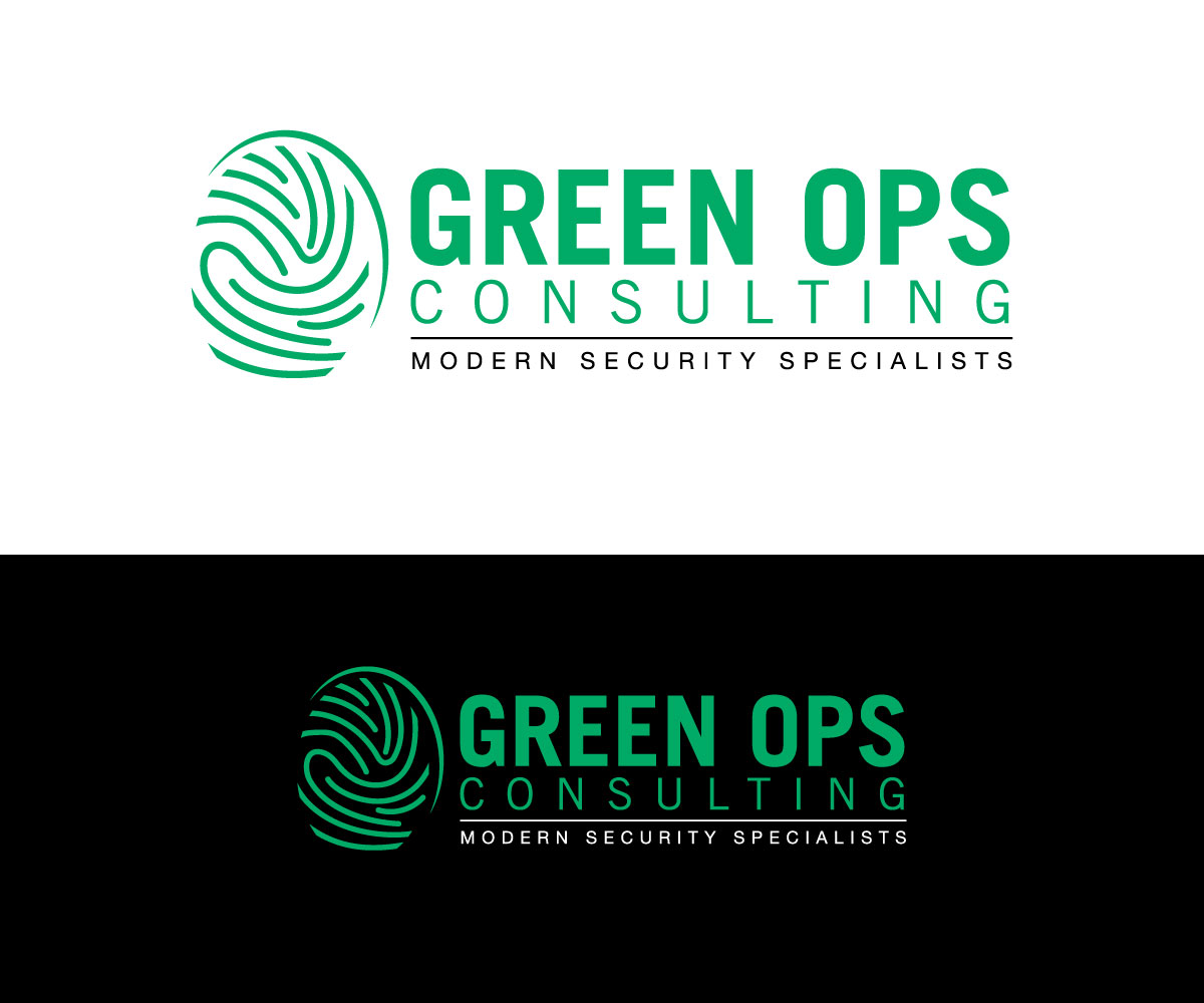 Modern, Professional, security Logo Design for Green Ops Consulting, Modern Security Specialists ...