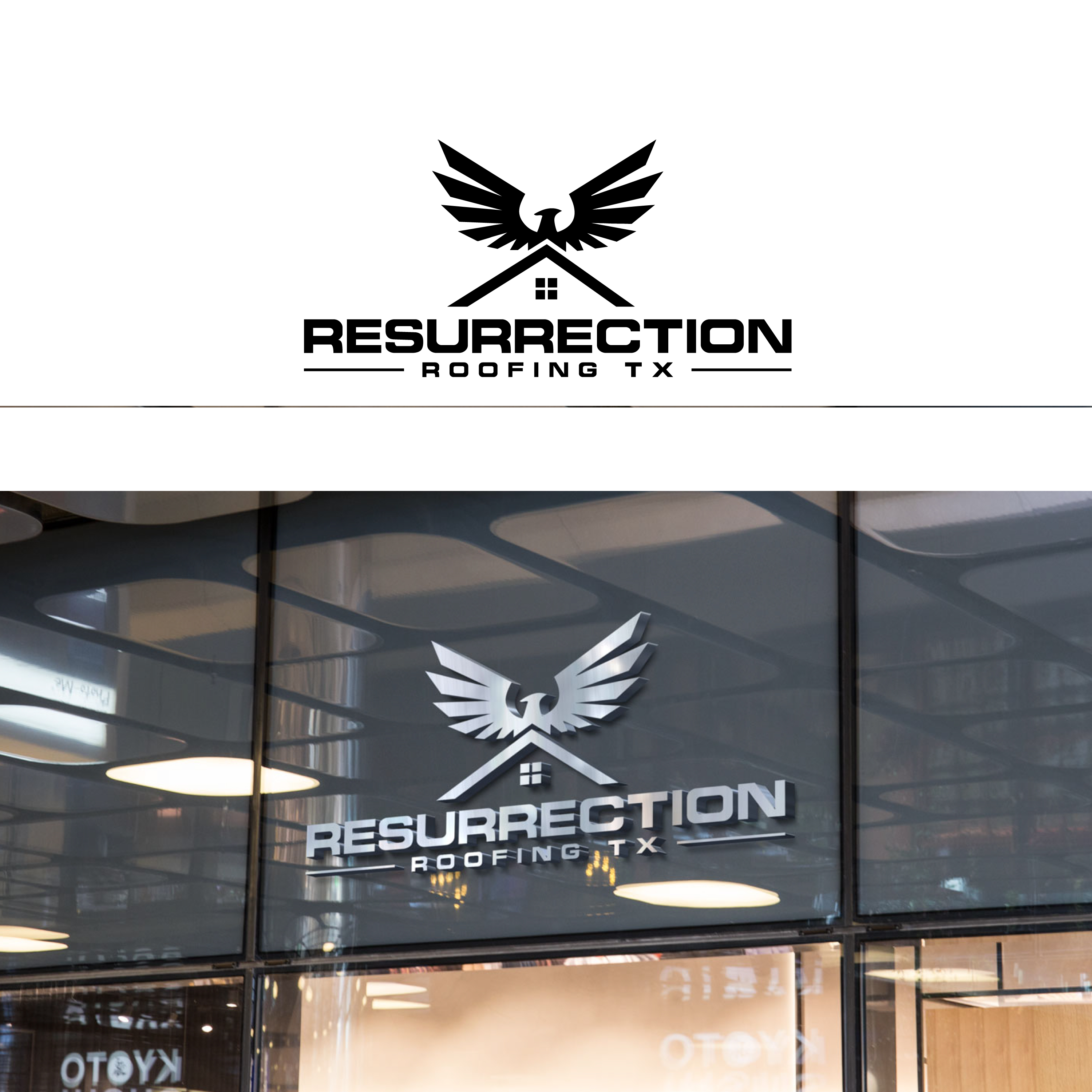 Logo Design for Resurrection Roofing TX by AL AMIN | Design #31546233