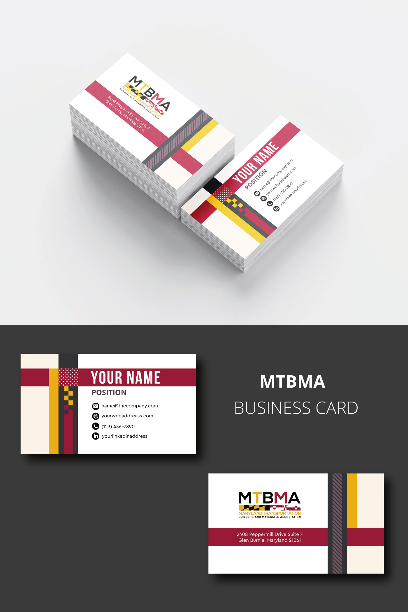 Elegant, Playful Business Card Design for MTBMA by Adi GFX | Design ...