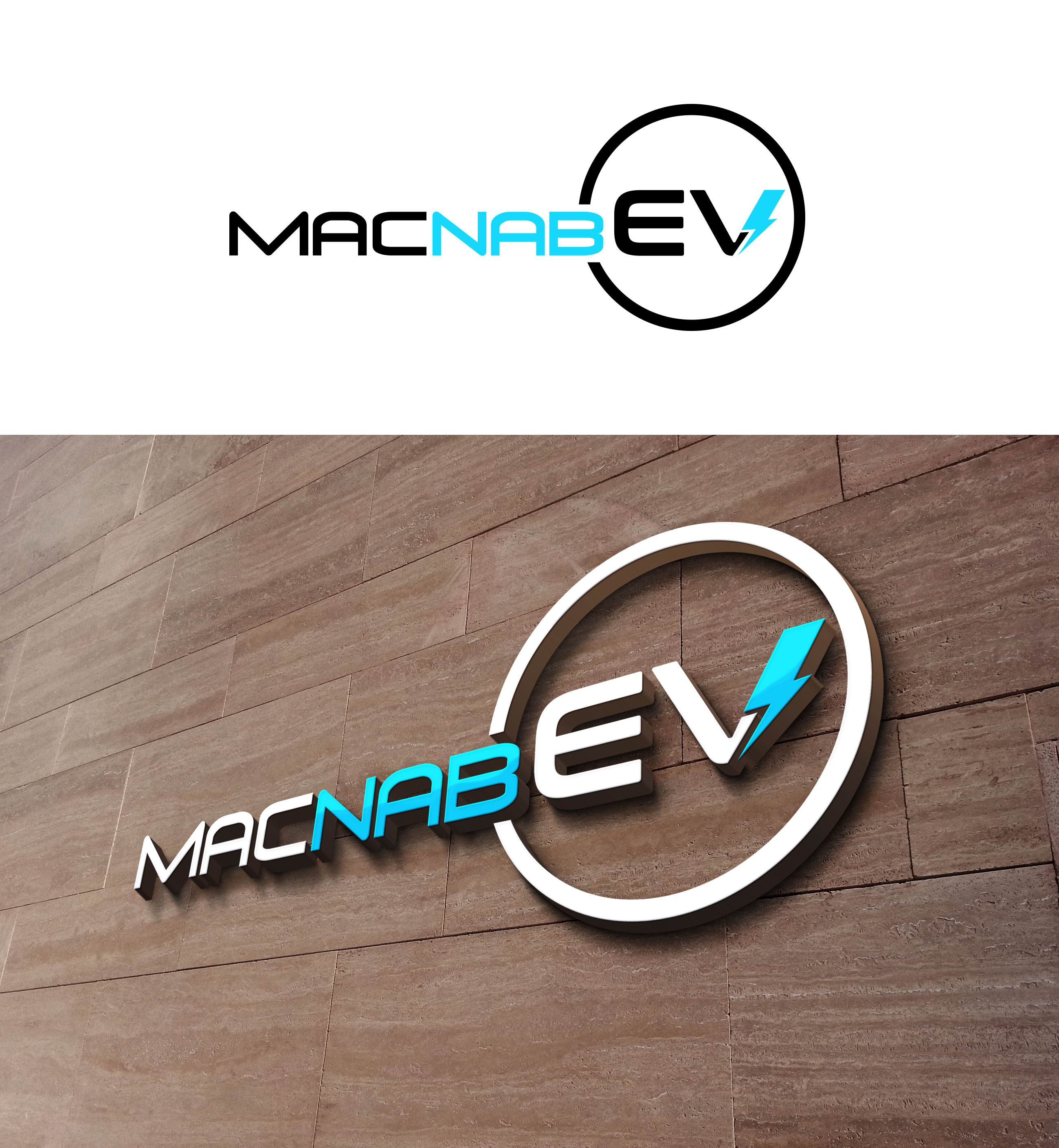 Elegant, Playful Logo Design for Macnab EV by wdesigner2 | Design #31561058
