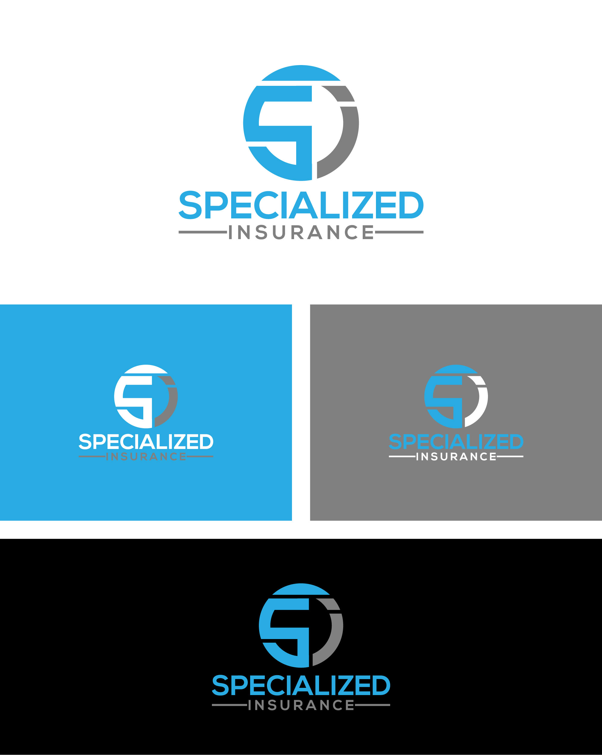 Masculine, Playful, Insurance Logo Design for Specialized Insurance by Tamim_iqbal | Design ...