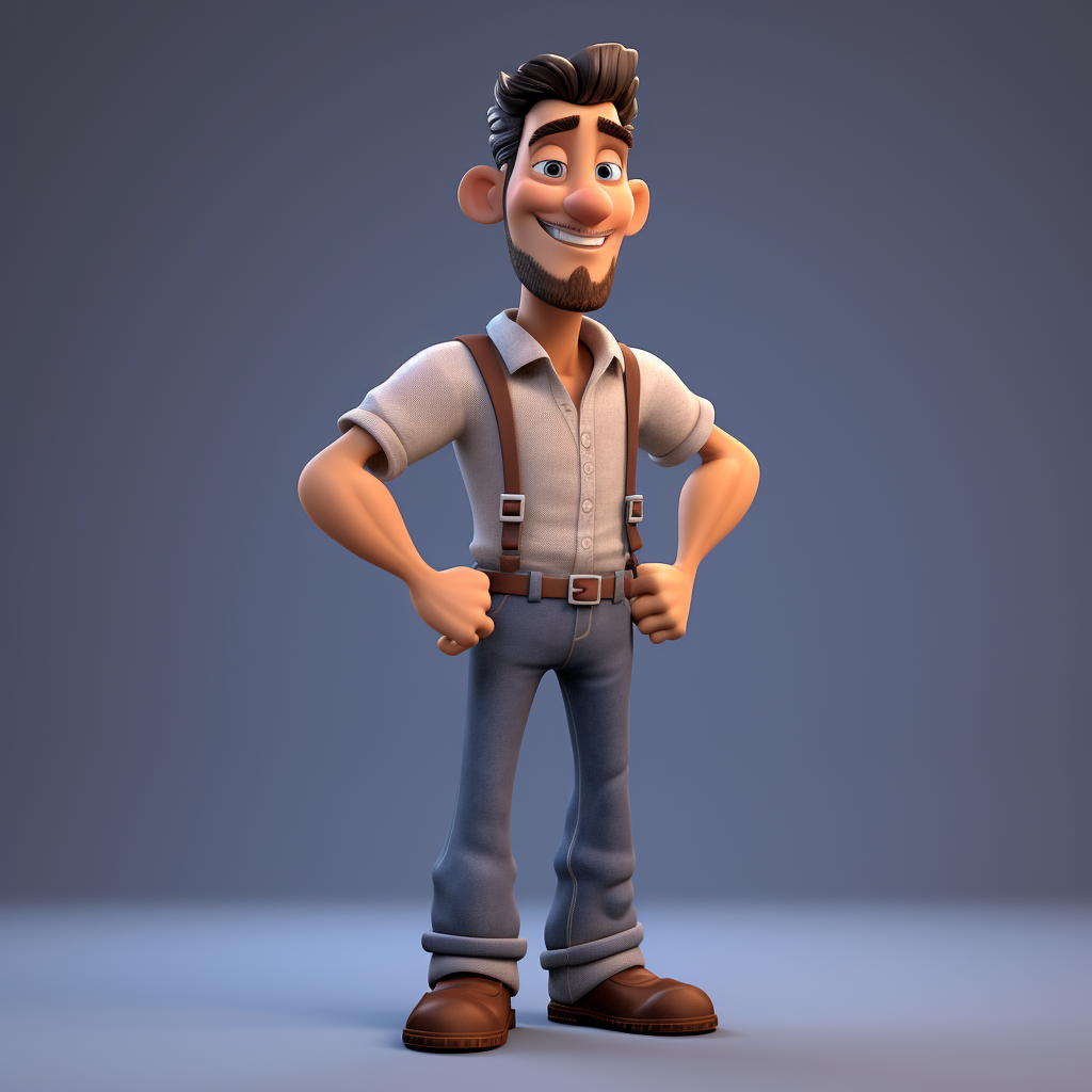 Masculine, Playful Character Design for FB Global Creative by OroojF ...