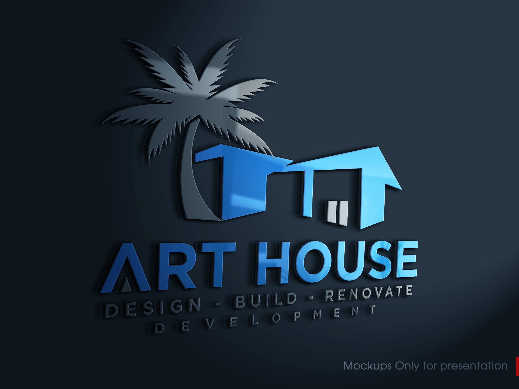 Elegant, Playful, Design / Home Builder / Development Logo Design for Under ART HOUSE replace ...