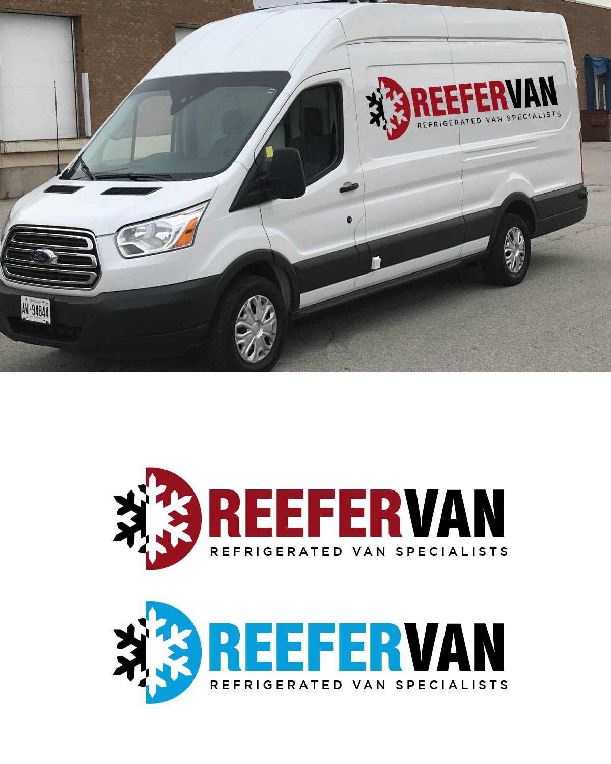 Logo Design for Reefervan (Also Sub text - Refrigerated Van Specialists ...