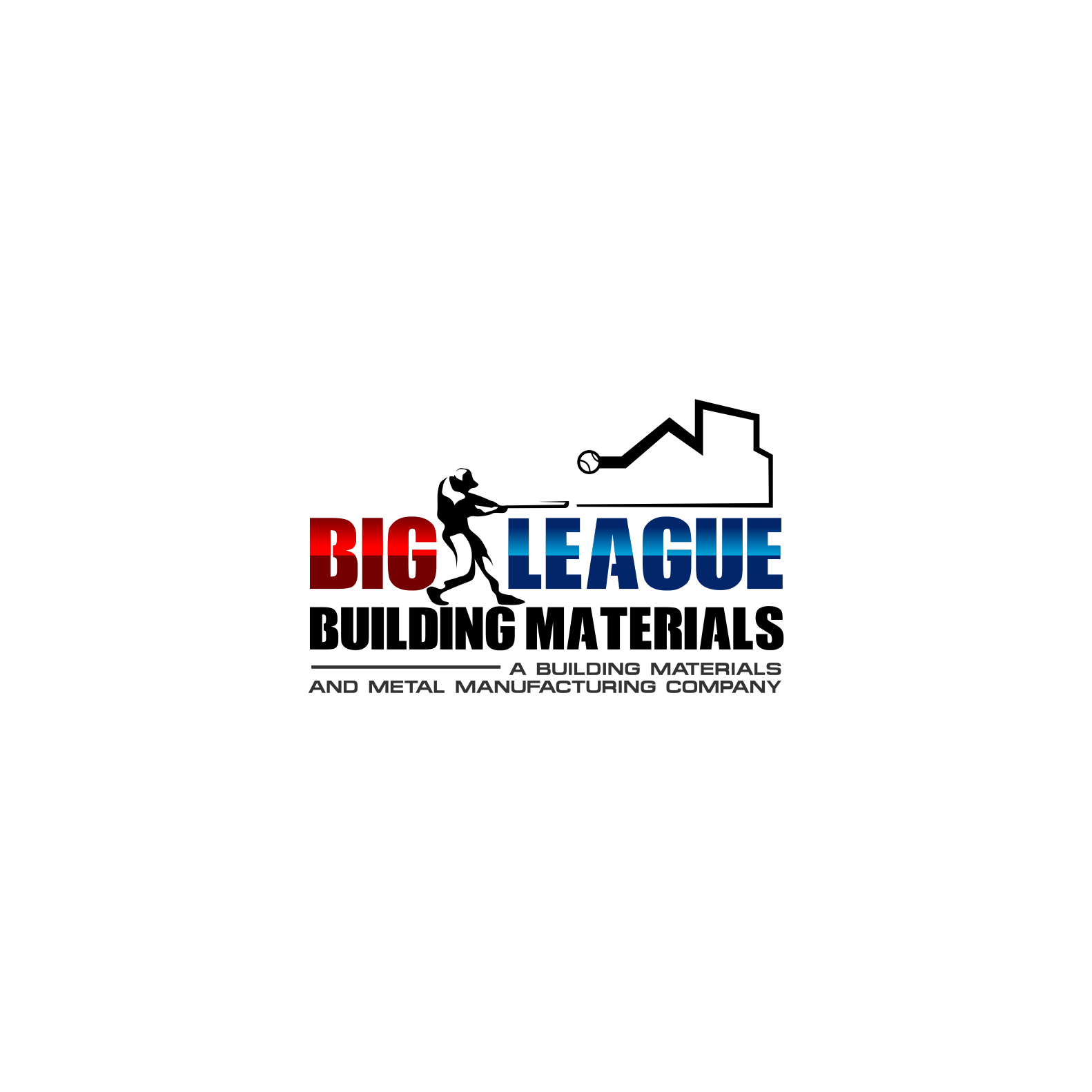 Logo Design for Big League Building Materials / (Smaller Sub Text Below ...