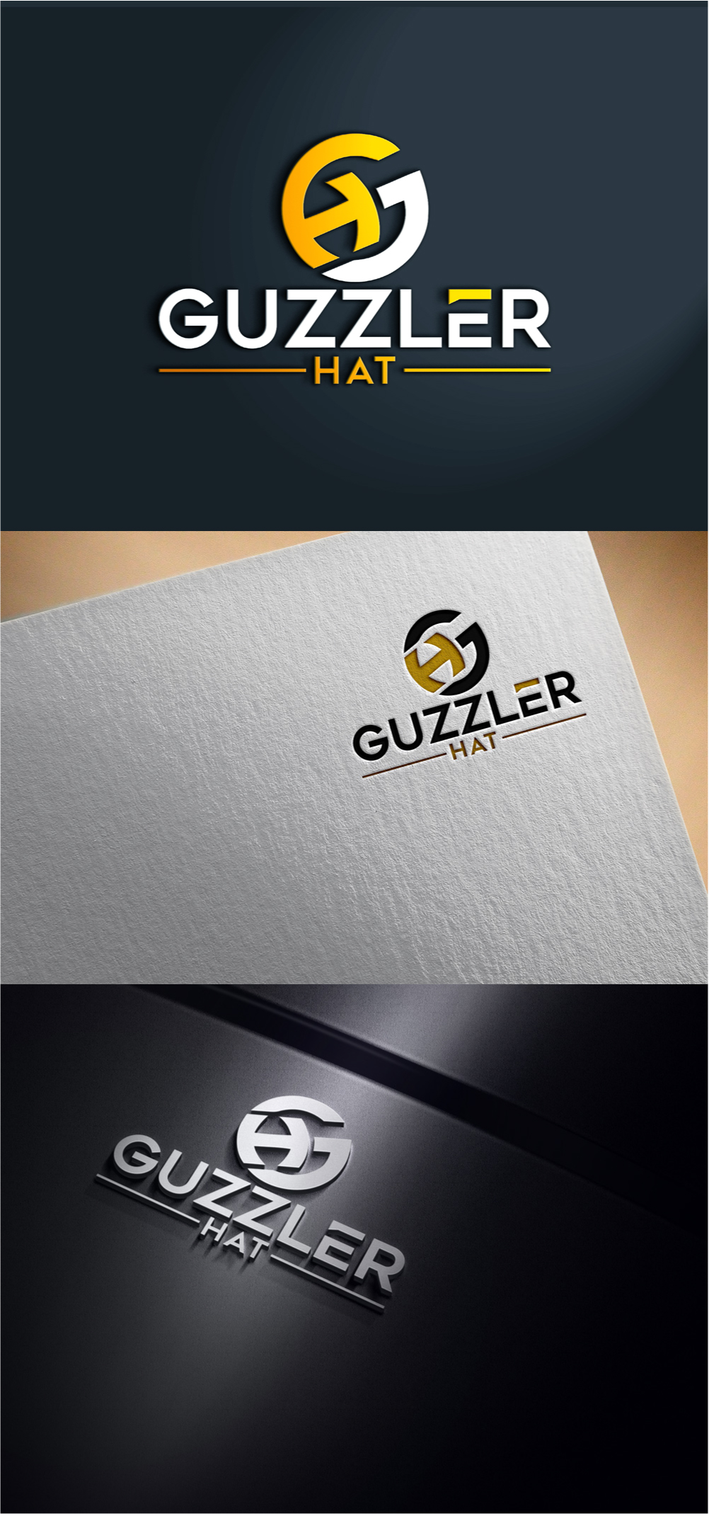 Modern, Masculine Logo Design for The Original Guzzler Hat by leo00 ...