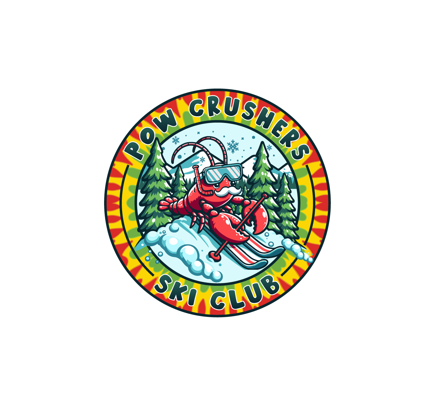 Playful, Personable Logo Design for Pow Crusher Ski Club by S22design ...