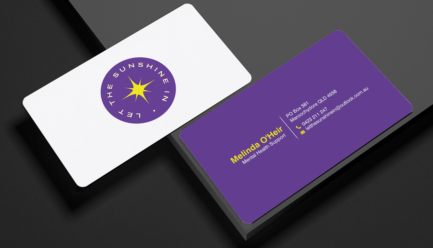 Modern, Professional, Mental Health Support Business Card Design for a ...