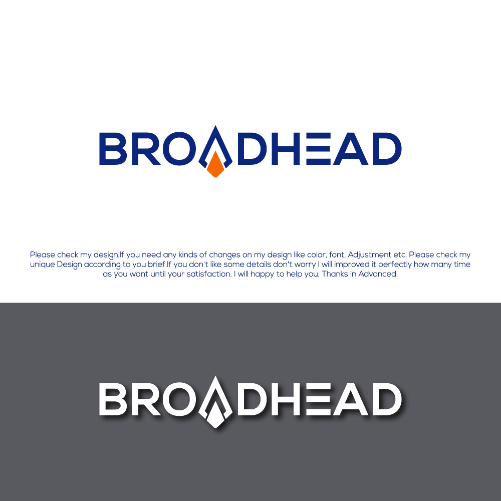 Serious, Upmarket, Consulting Logo Design for Broadhead by logo ...