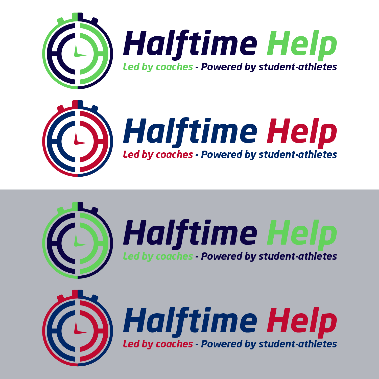 Elegant, Playful Logo Design for Halftime Help // Led by coaches ...